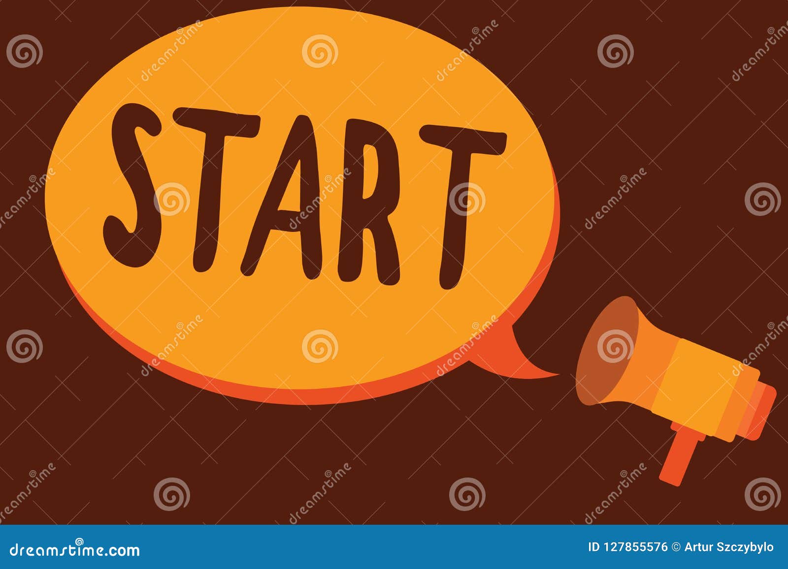 Handwriting Text Writing Start. Concept Meaning Begin or Be Reckoned ...