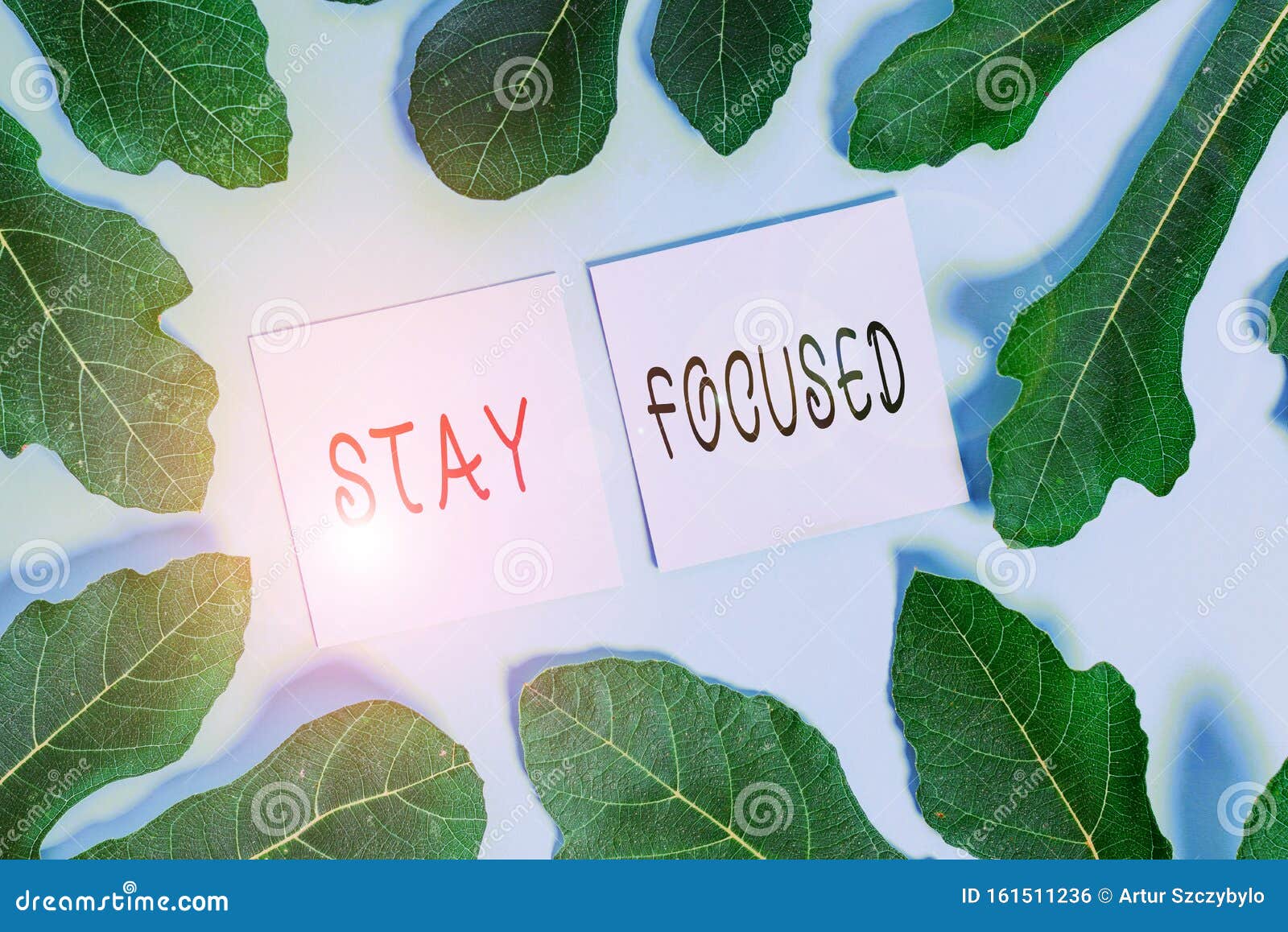 Handwriting Text Writing Stay Focused. Concept Meaning Be Attentive ...