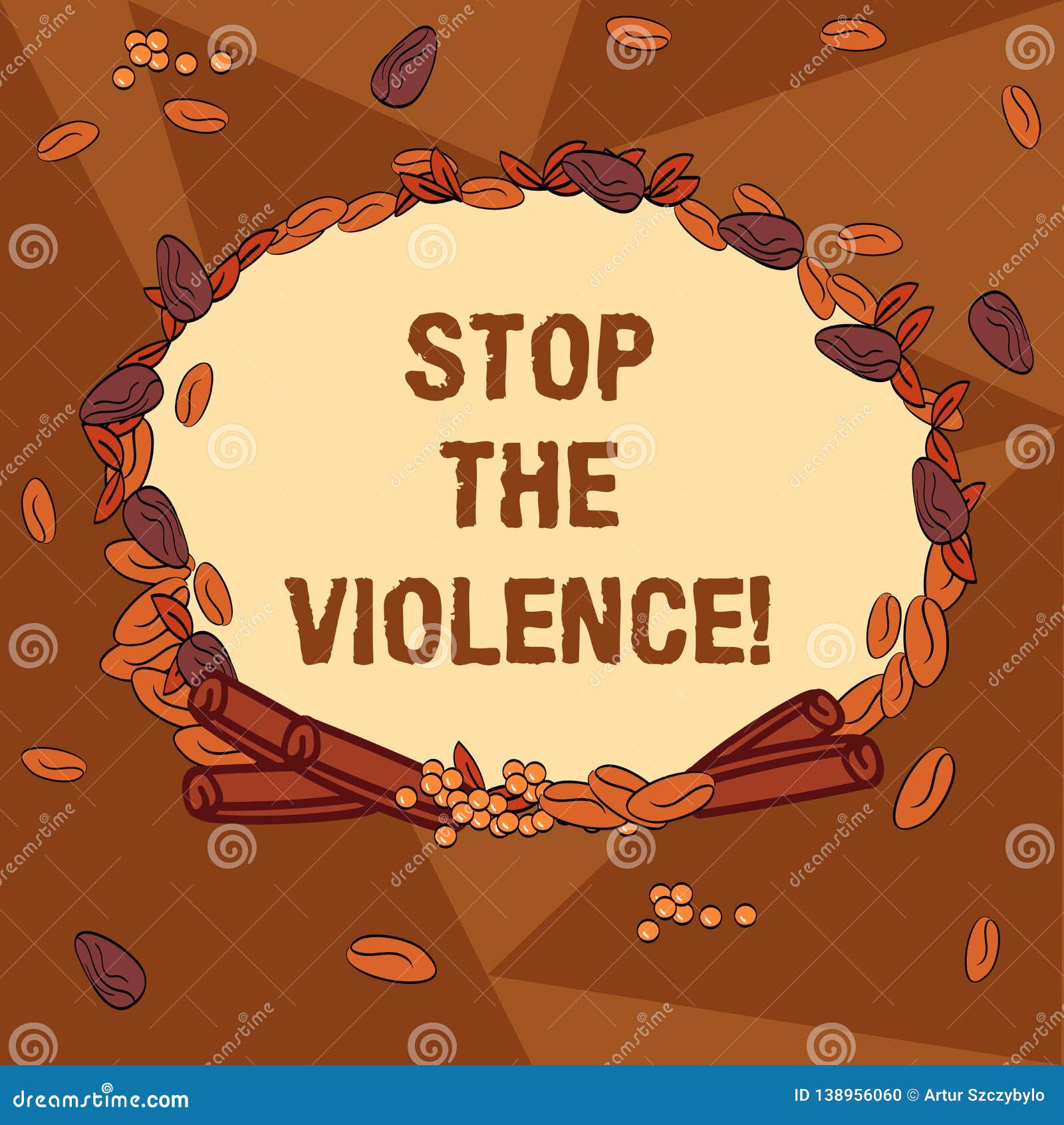 Handwriting Text Writing Stop the Violence. Concept Meaning Program ...