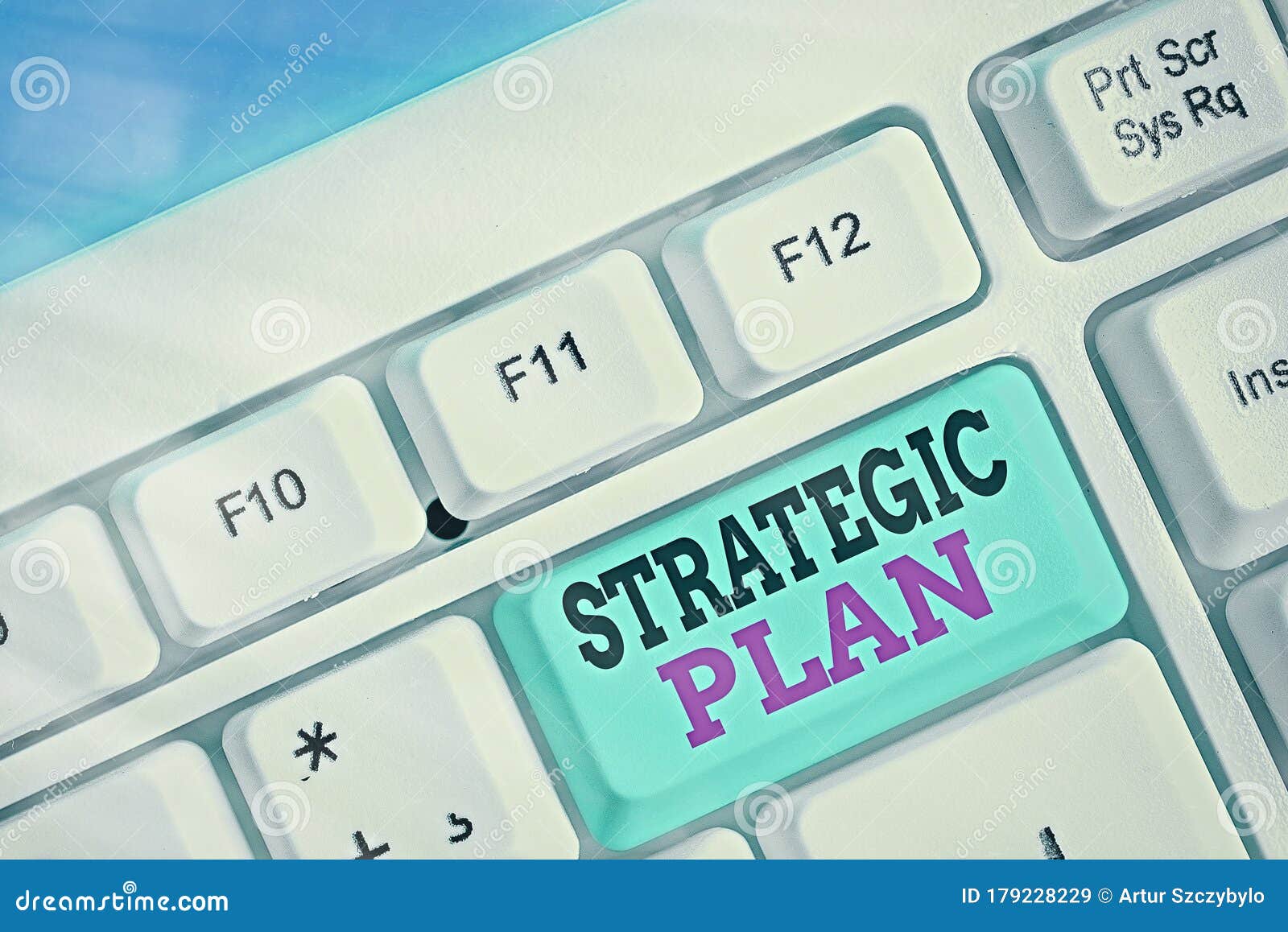 Handwriting Text Writing Strategic Plan. Concept Meaning a Systematic ...