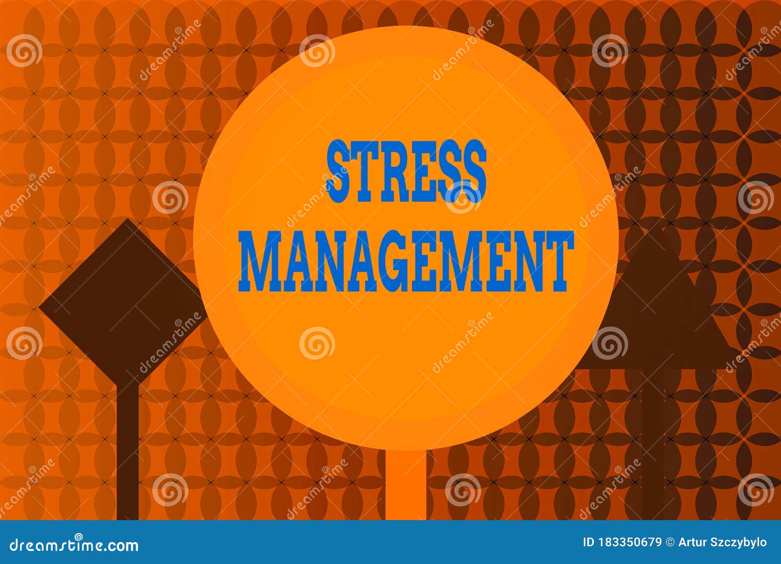 Handwriting Text Writing Stress Management. Concept Meaning Method of ...