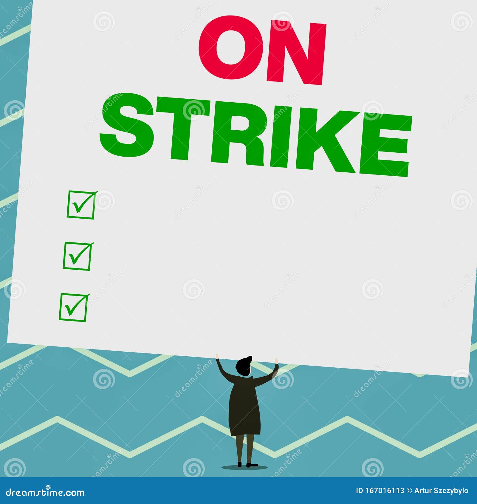 Handwriting Text Writing on Strike. Concept Meaning Refuse To Continue ...