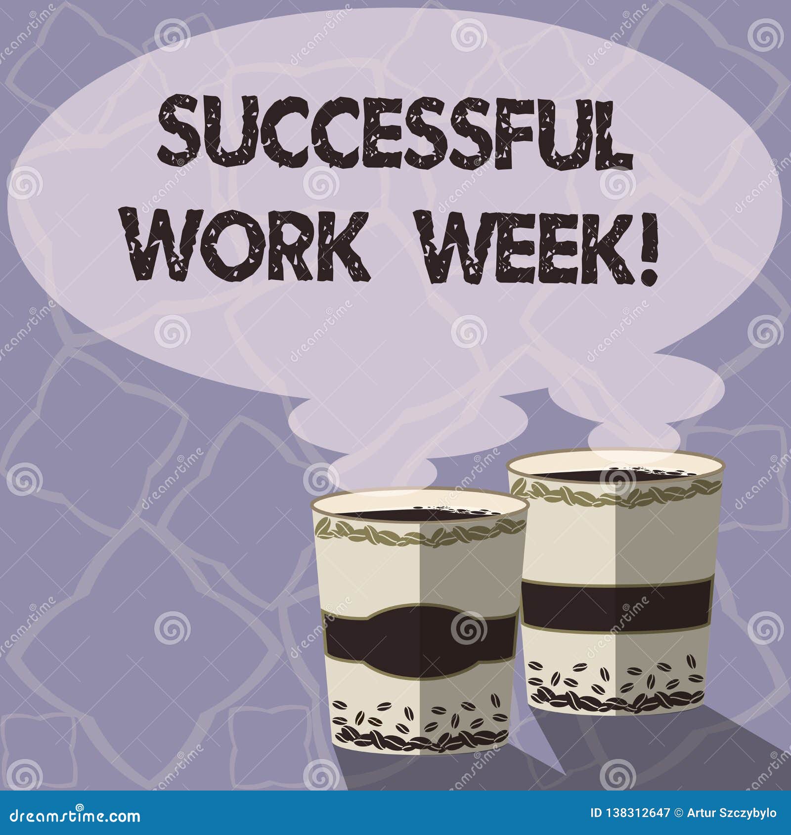 Handwriting Text Writing Successful Work Week. Concept Meaning ...