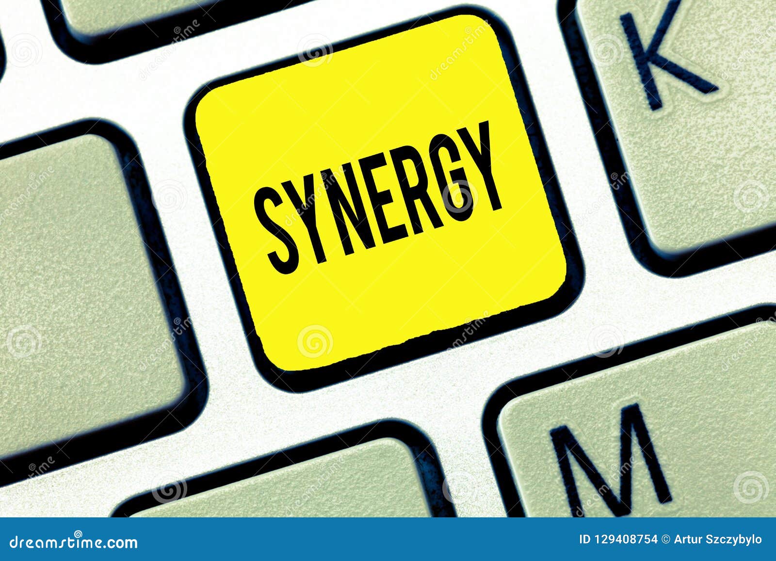 Handwriting Text Writing Synergy. Concept Meaning Interaction ...