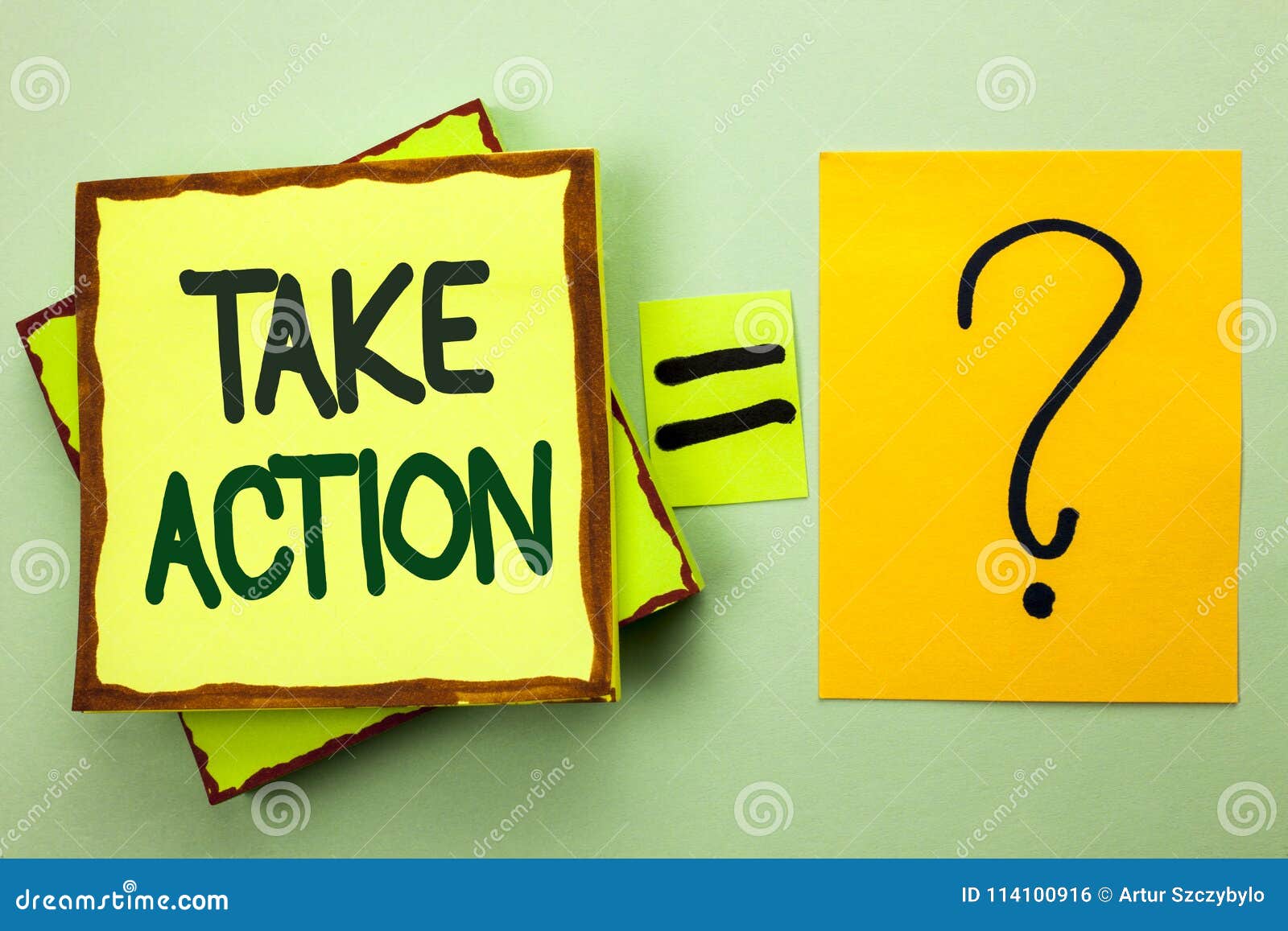 Handwriting Text Writing Take Action. Concept Meaning Strategy Future ...