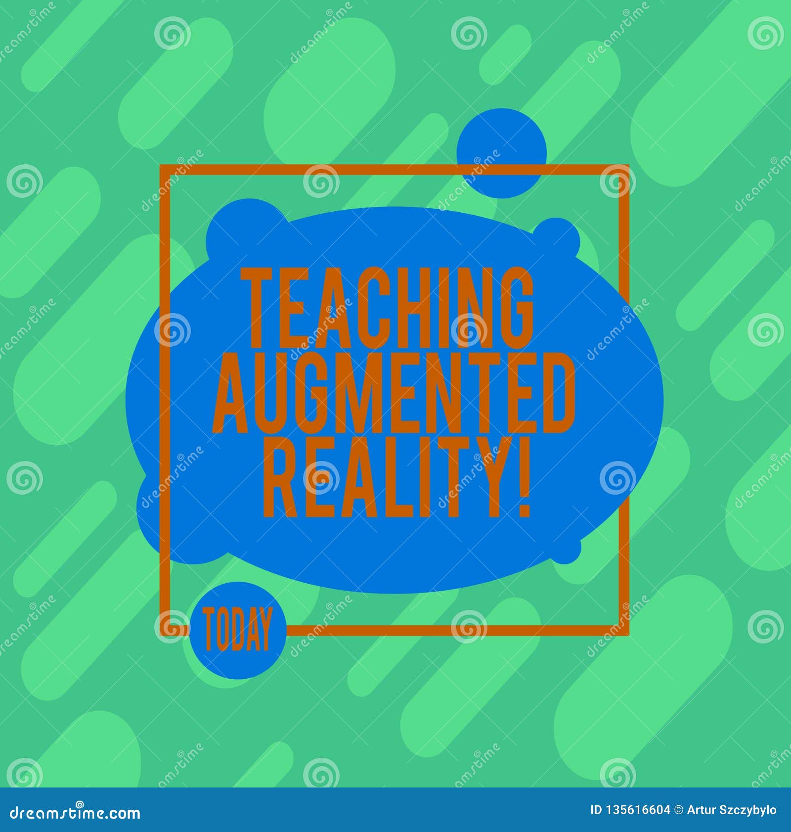 Handwriting Text Writing Teaching Augmented Reality. Concept Meaning ...