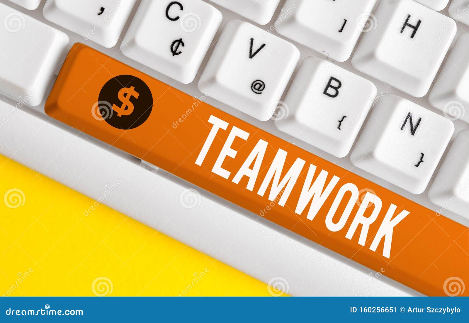 Handwriting Text Writing Teamwork. Concept Meaning Group of Showing Who ...