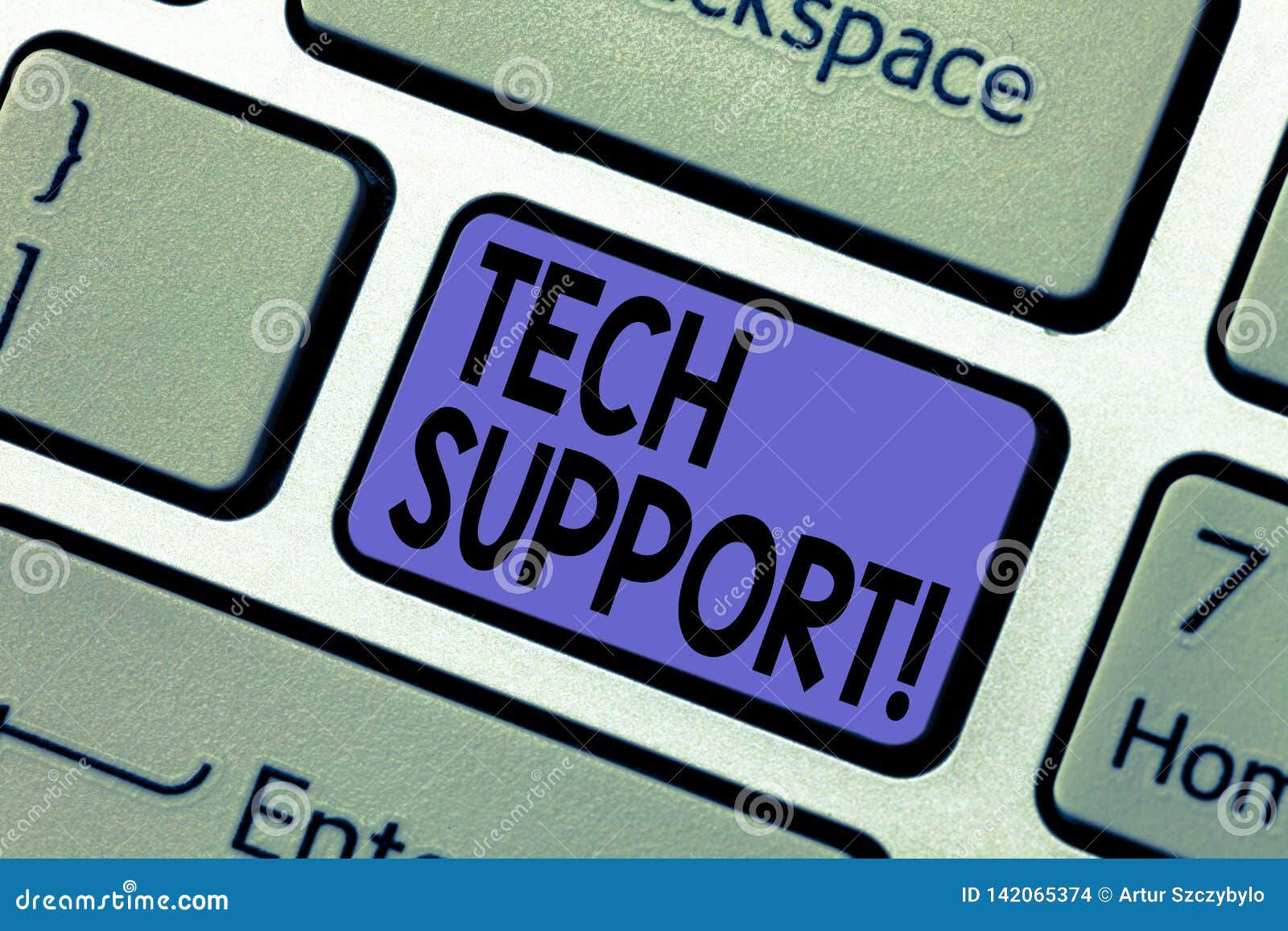 Handwriting Text Writing Tech Support. Concept Meaning Help Given by ...