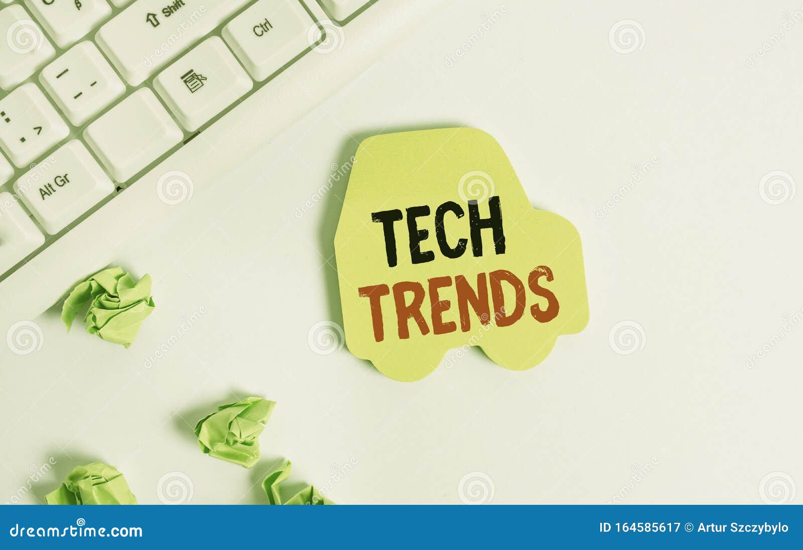 Handwriting Text Writing Tech Trends. Concept Meaning Technology that ...