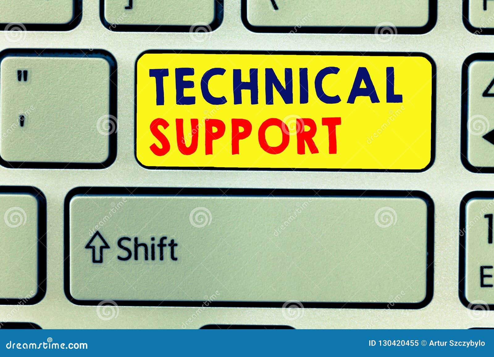 Handwriting Text Writing Technical Support. Concept Meaning Repair and ...