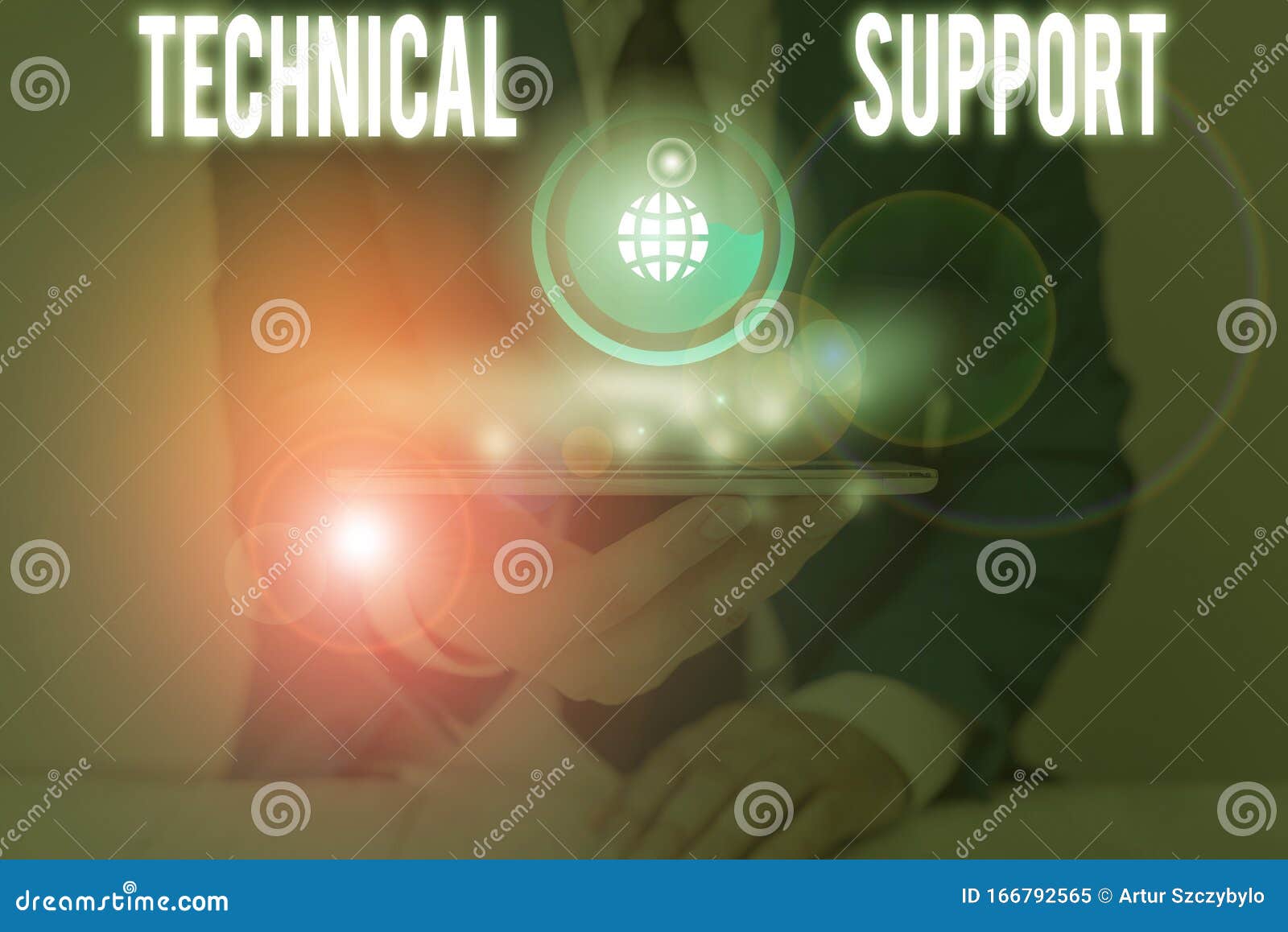 Handwriting Text Writing Technical Support. Concept Meaning Service ...