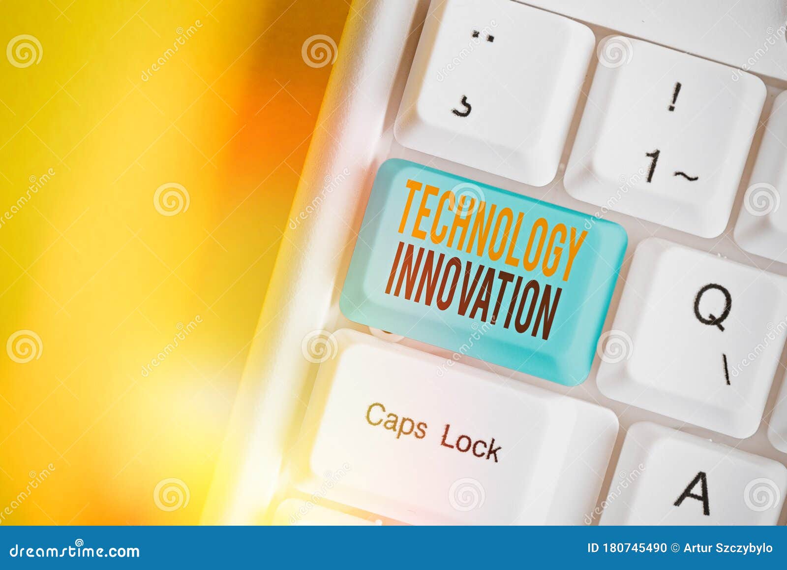 Handwriting Text Writing Technology Innovation. Concept Meaning ...