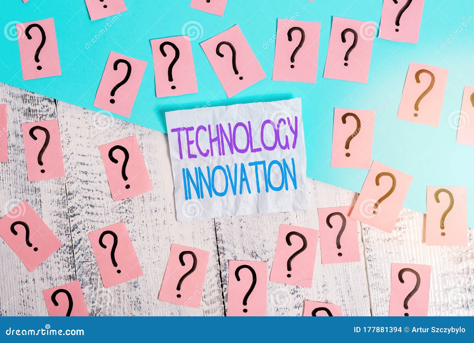 Handwriting Text Writing Technology Innovation. Concept Meaning ...