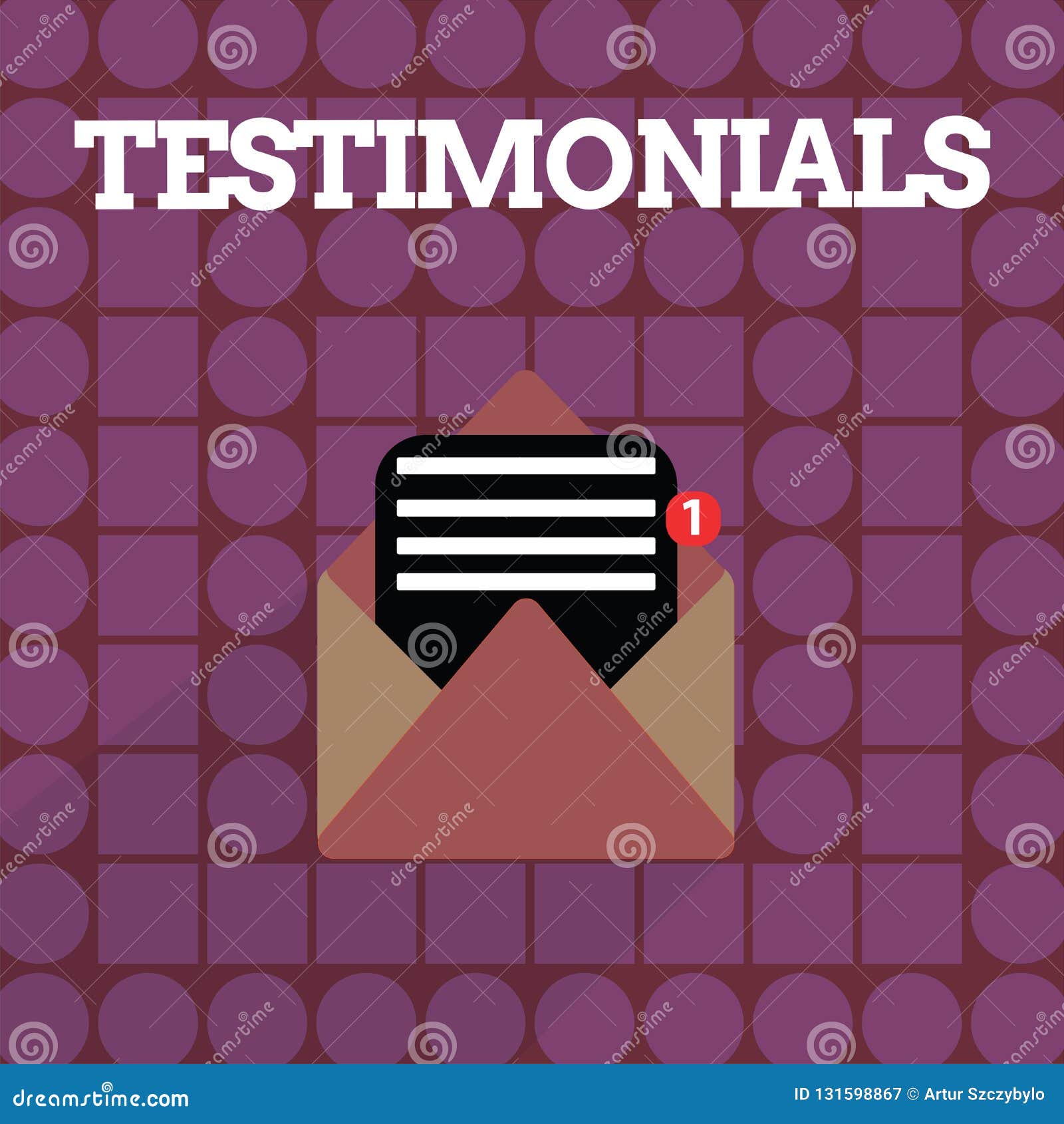 Handwriting Text Writing Testimonials. Concept Meaning Formal Statement ...