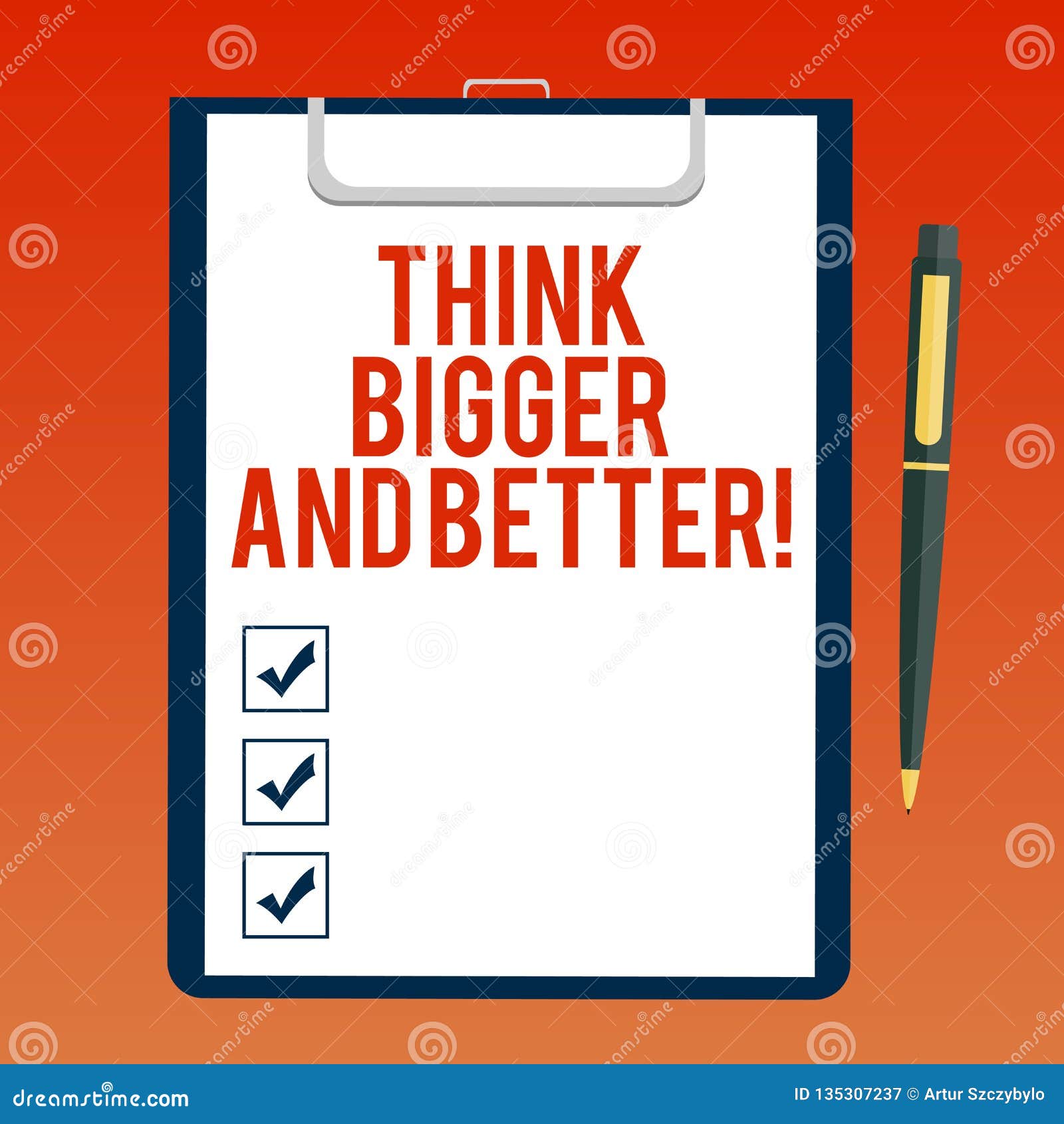 Think Big Do Bigger. Inspiring Creative Motivation Quote. Vector ...