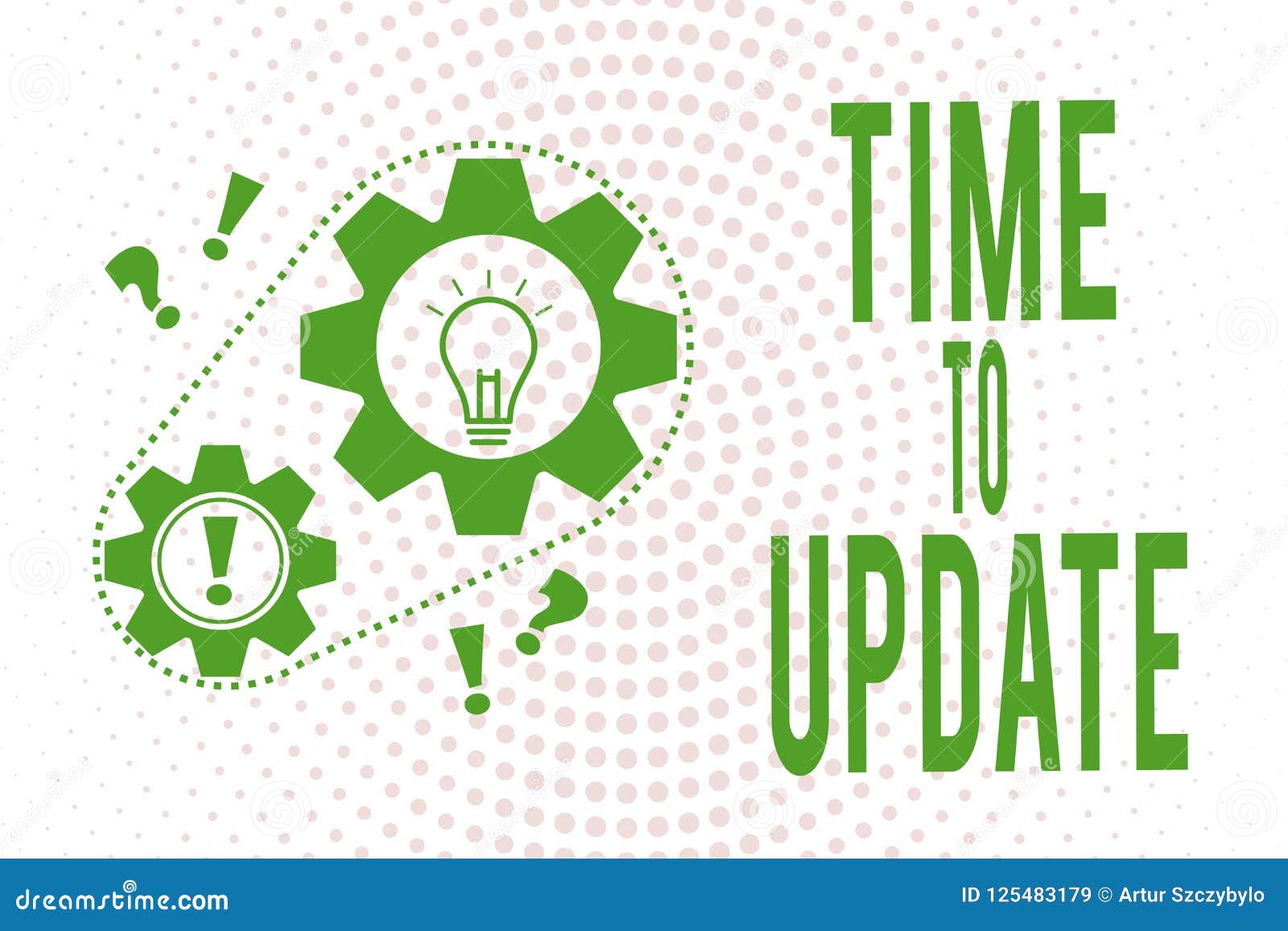 Handwriting Text Writing Time To Update. Concept Meaning the Latest ...