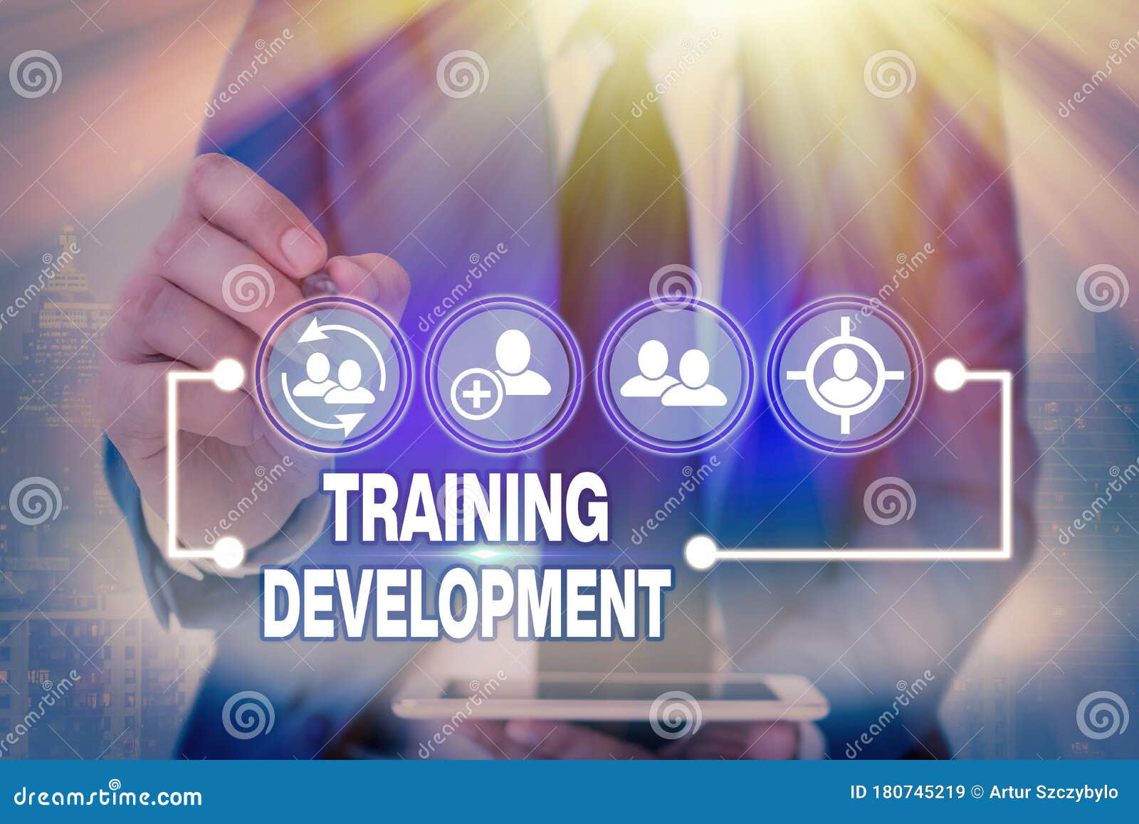 Handwriting Text Writing Training Development. Concept Meaning Learn ...