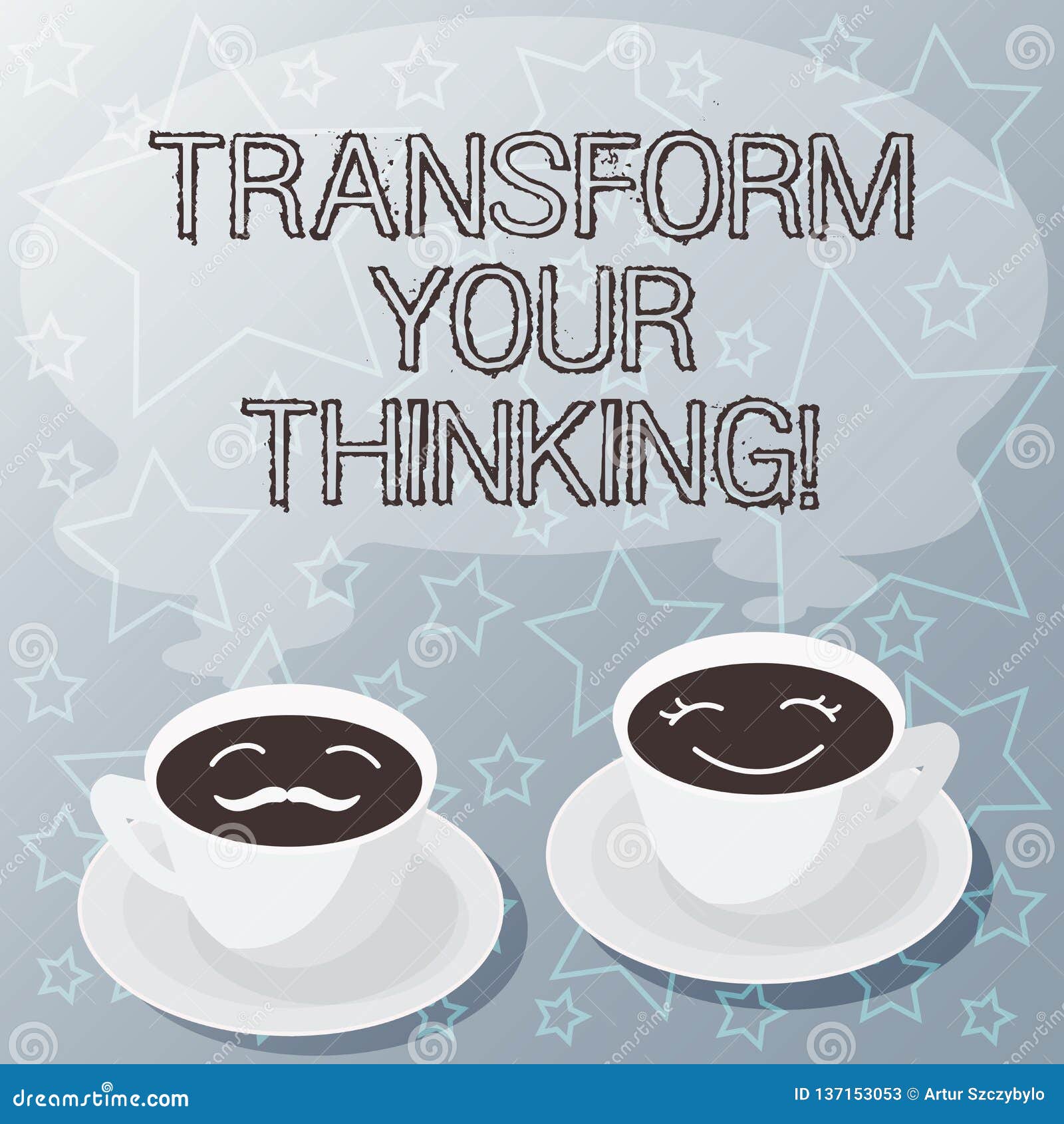 Handwriting Text Writing Transform Your Thinking. Concept Meaning ...