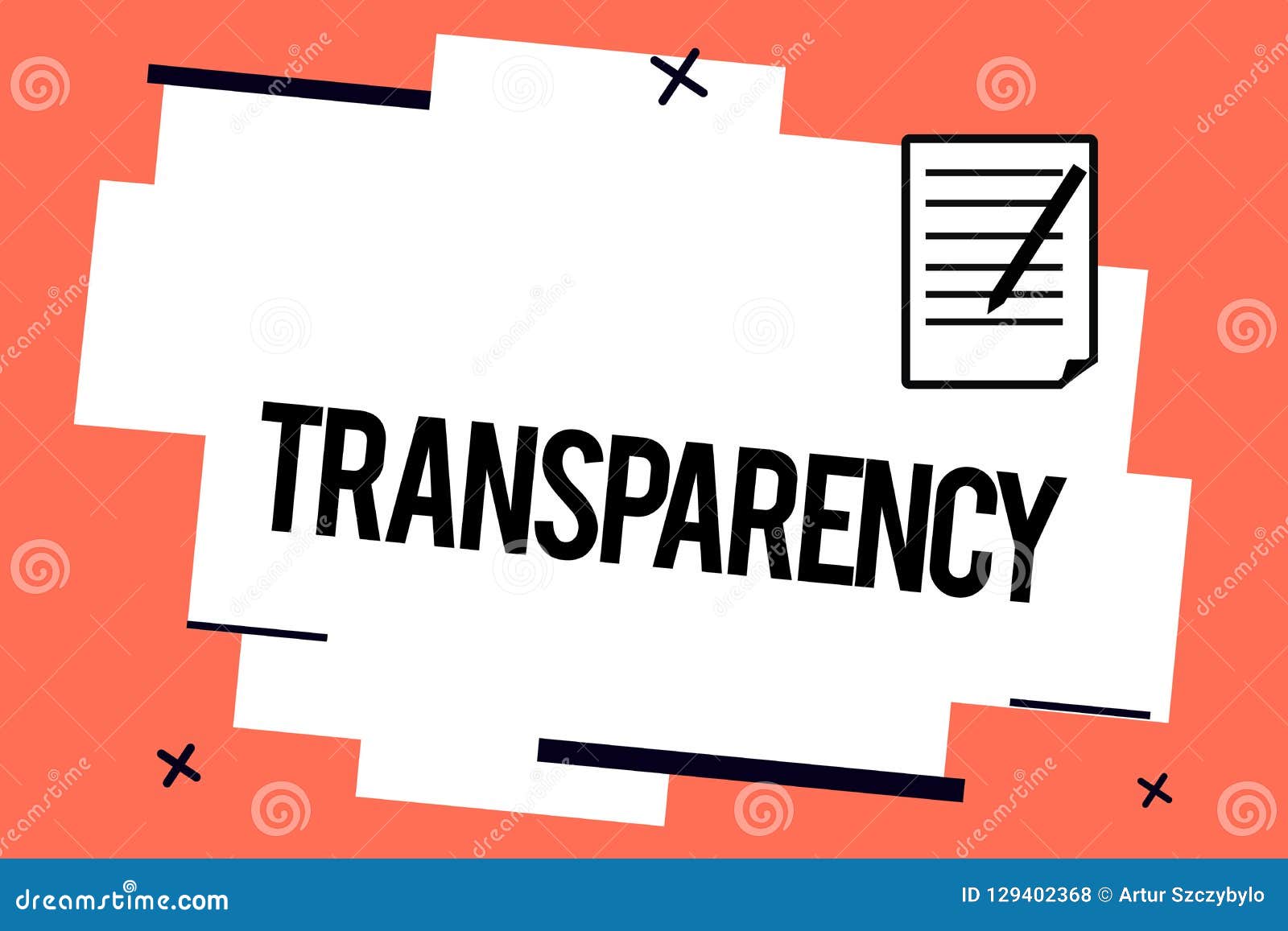 Handwriting Text Writing Transparency. Concept Meaning Condition Being ...