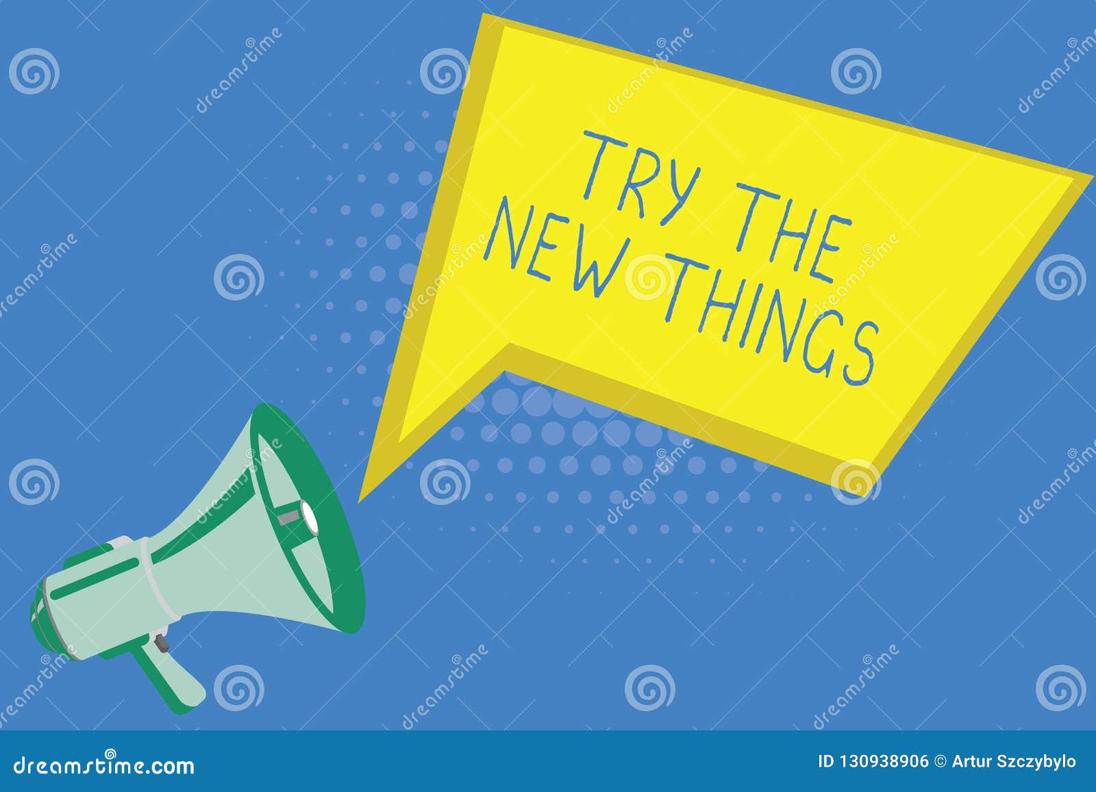 Handwriting Text Writing Try the New Things. Concept Meaning Breaks Up ...