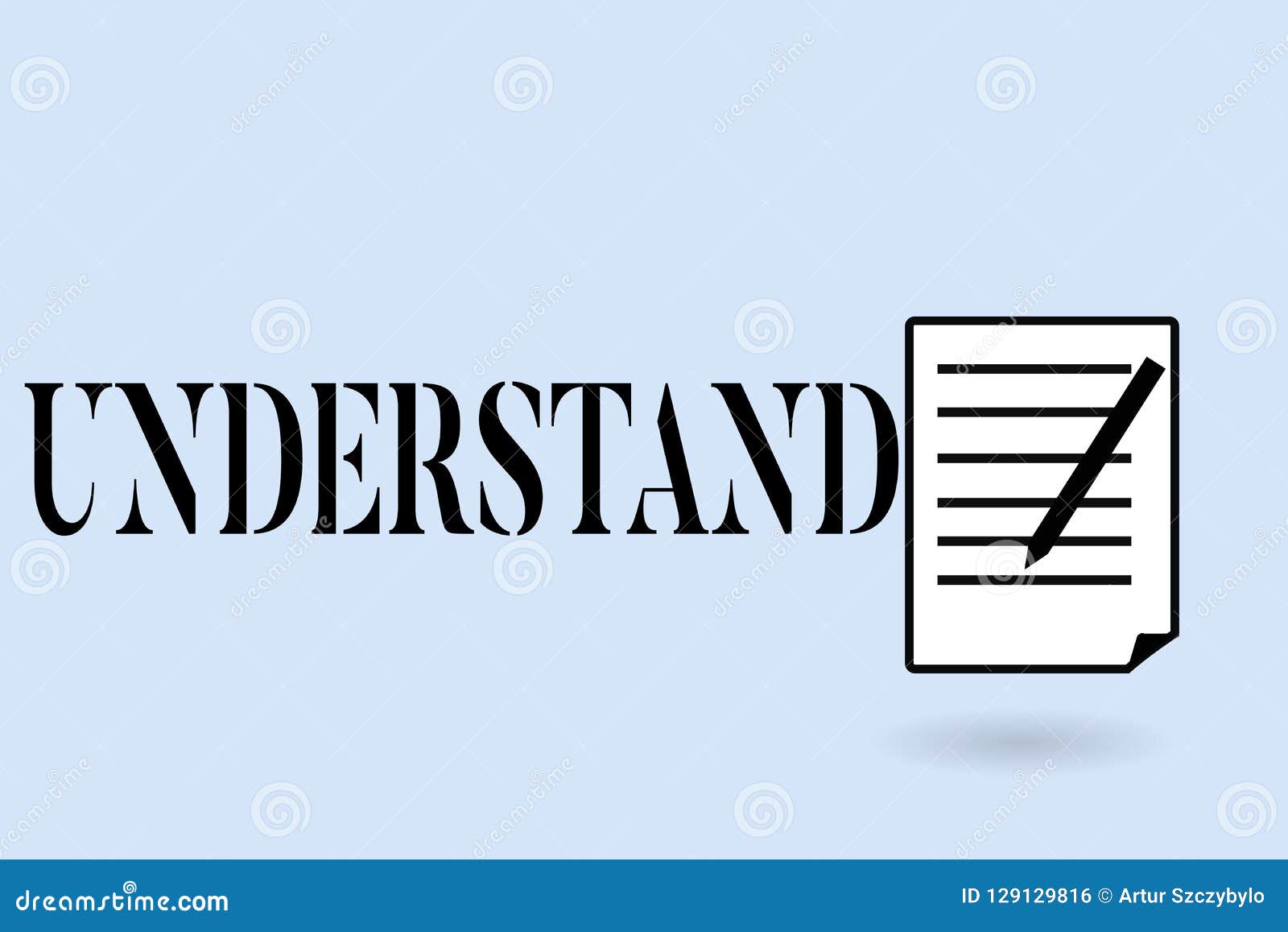 Handwriting Text Writing Understand. Concept Meaning Perceive the ...