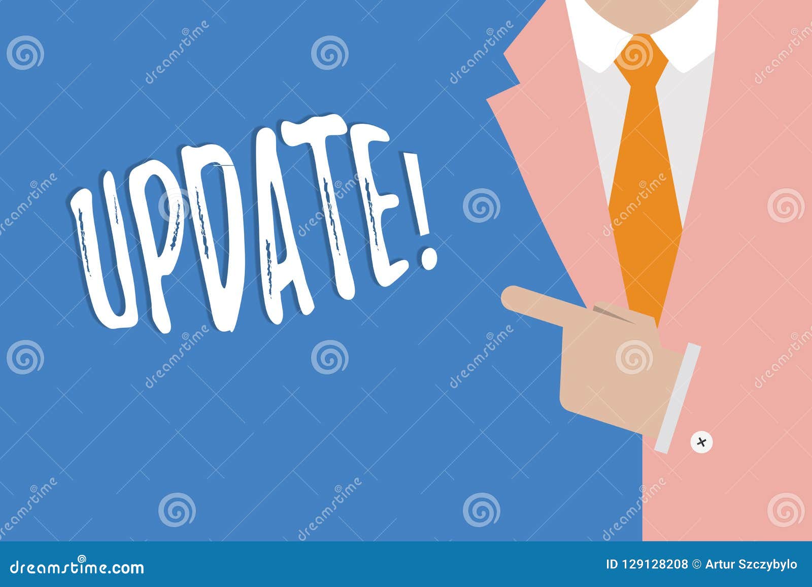 Handwriting Text Writing Update. Concept Meaning Up To Date Make ...