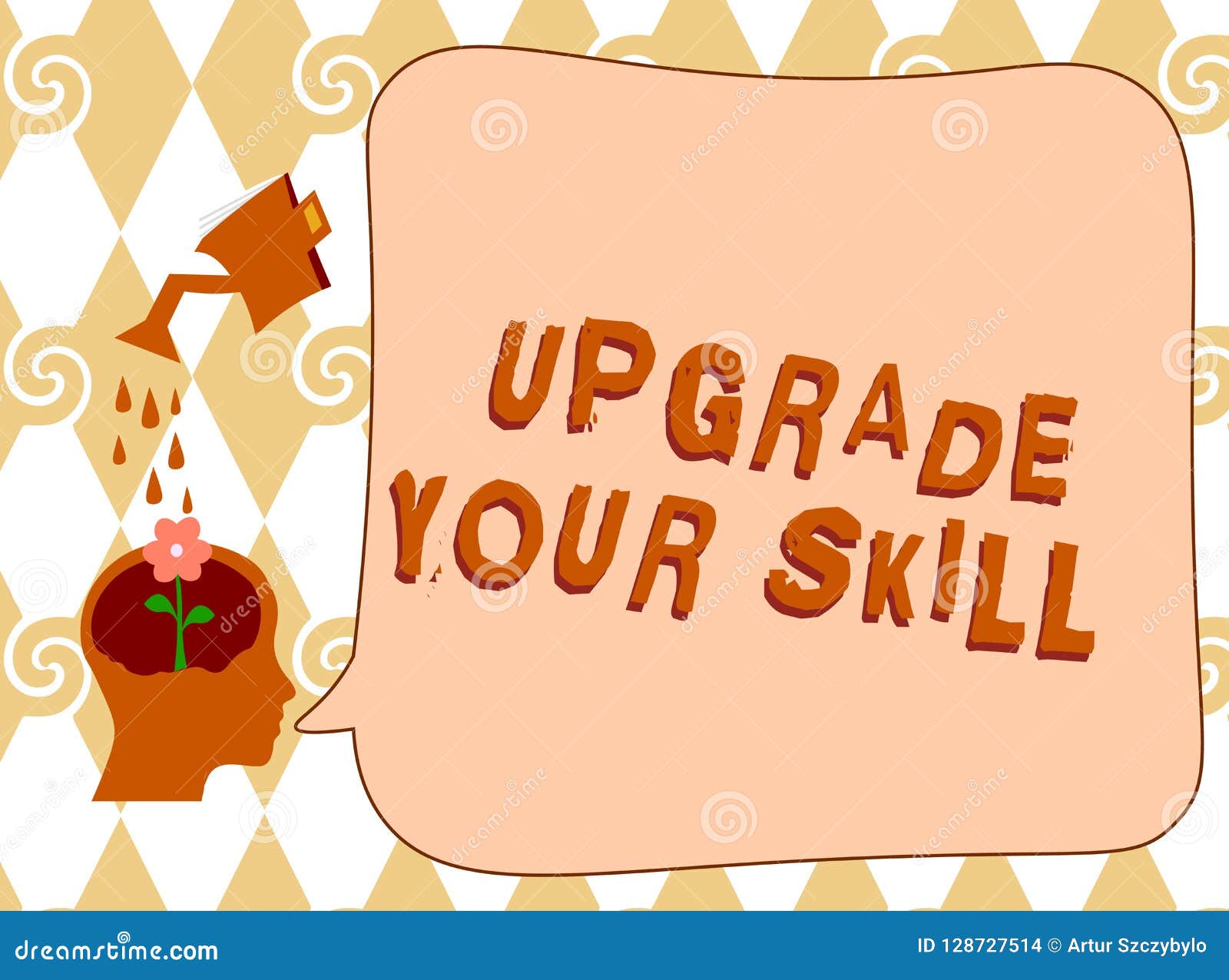 Handwriting Text Writing Upgrade Your Skill. Concept Meaning Expand ...