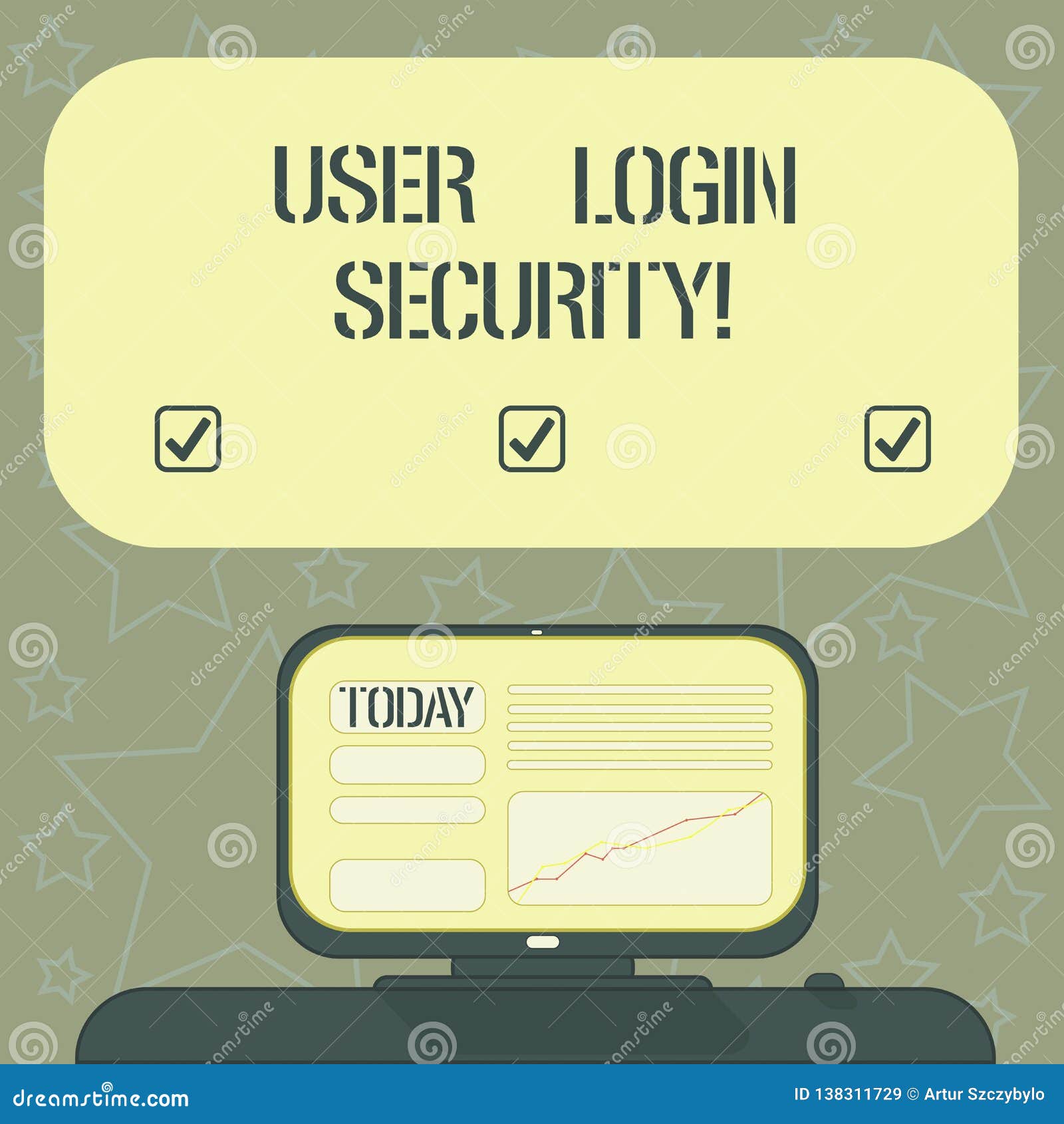 Handwriting Text Writing User Login Security. Concept Meaning Set of ...