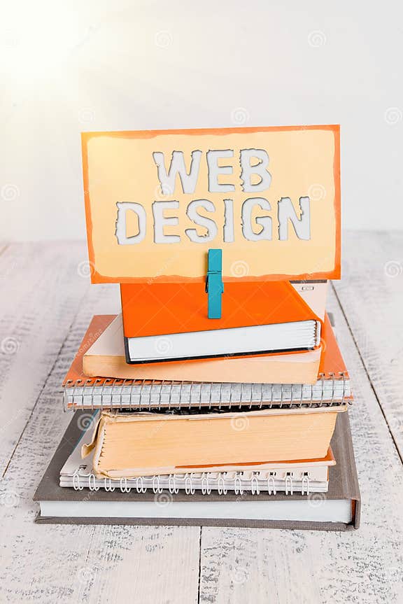 Handwriting Text Writing Web Design. Concept Meaning Website ...