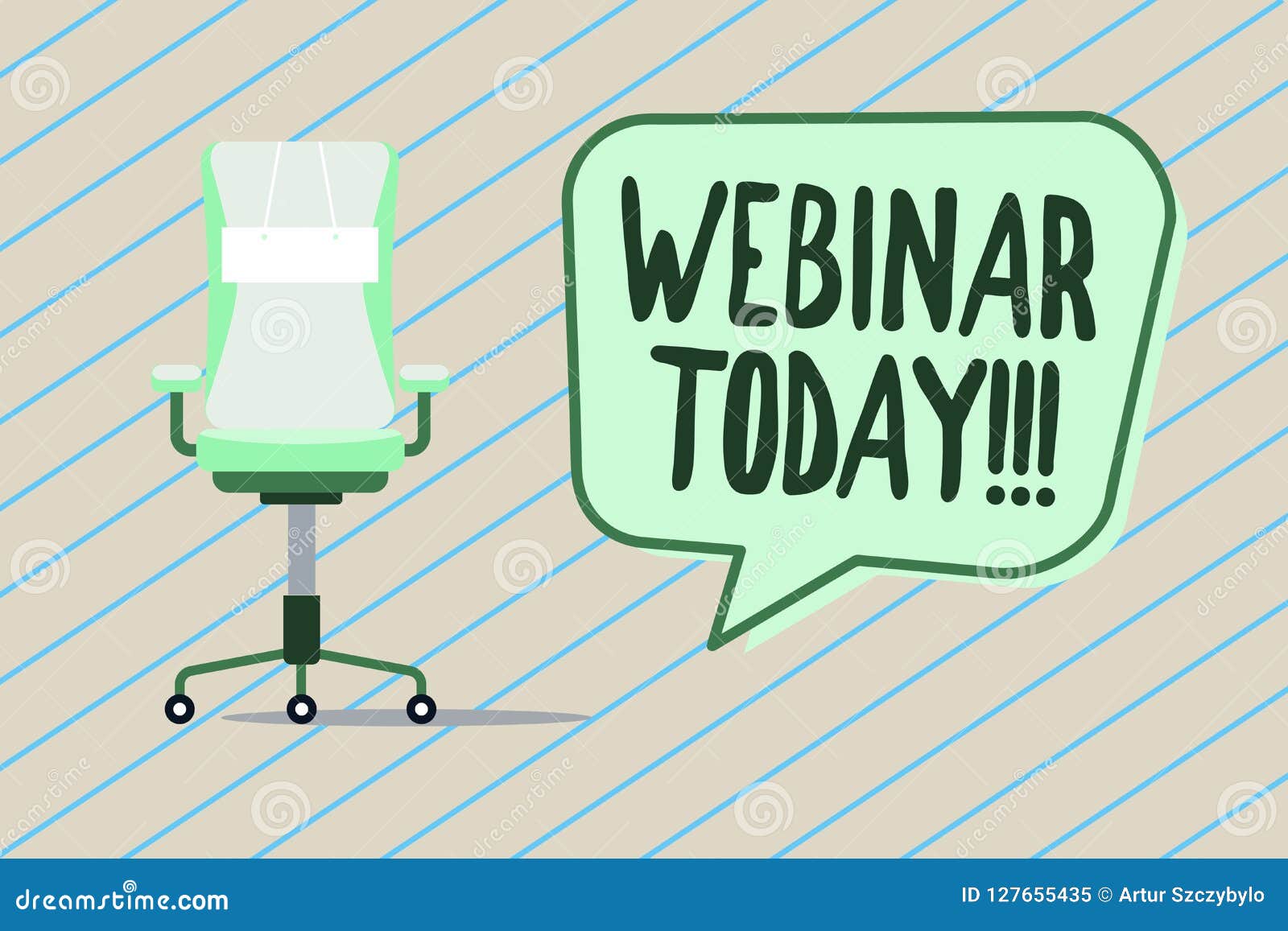 Handwriting Text Writing Webinar Today. Concept Meaning Telling Someone ...