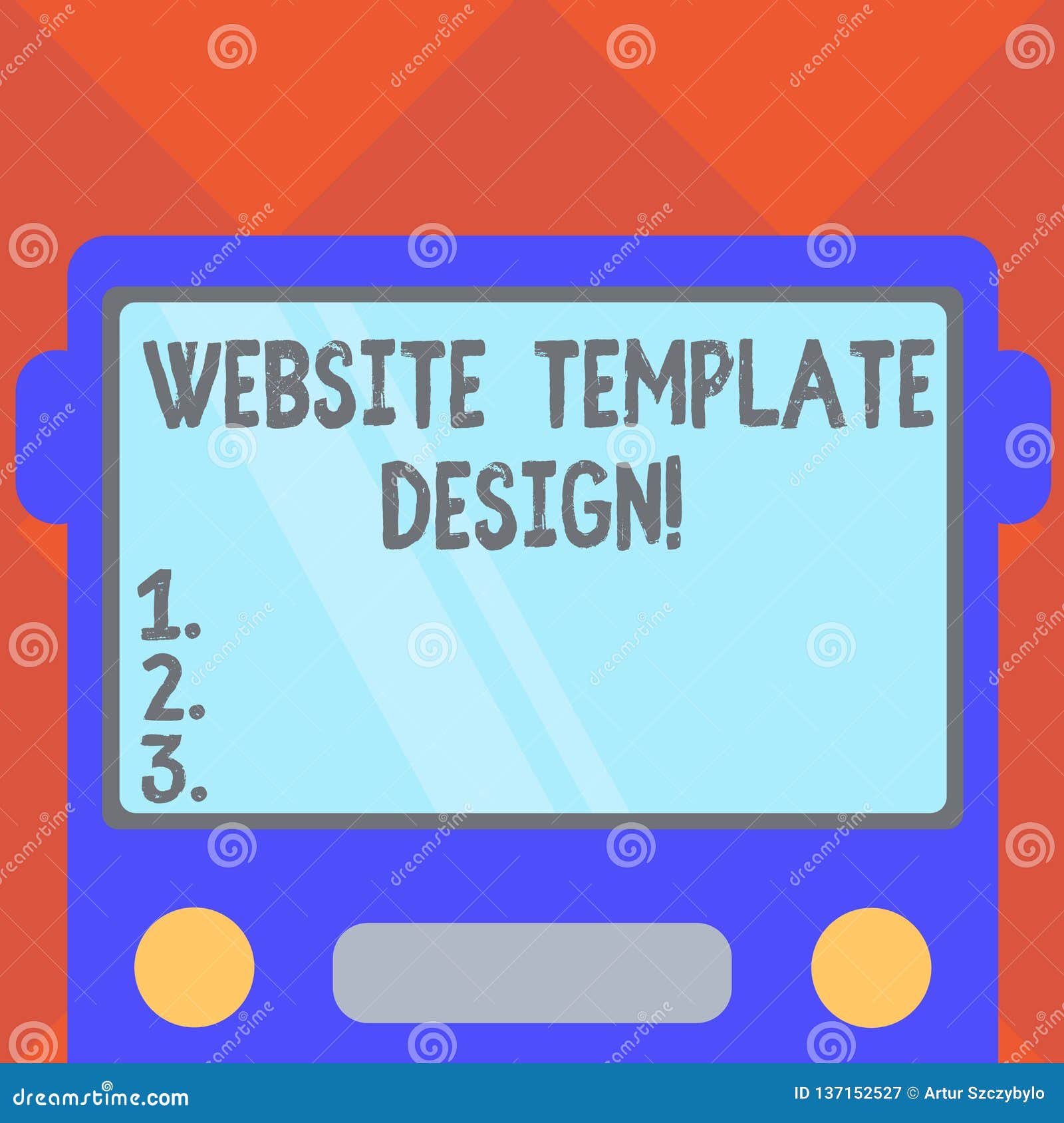 Handwriting Text Writing Website Template Design. Concept Meaning ...