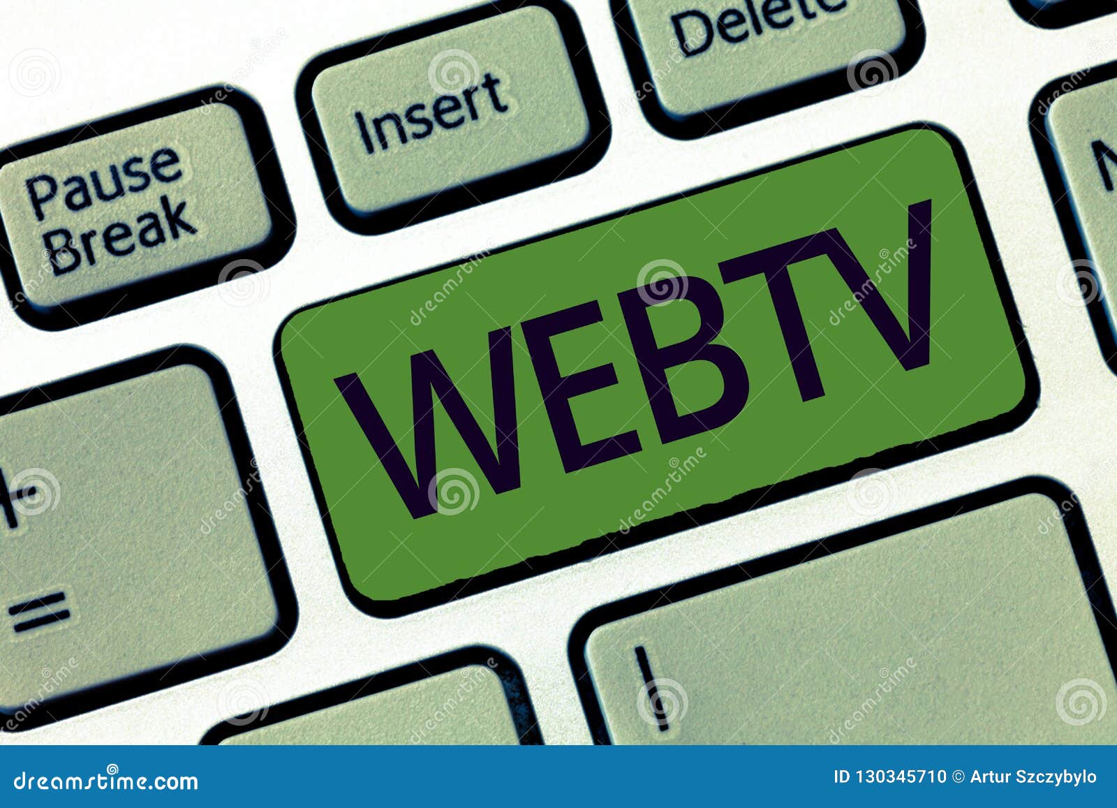 Handwriting Text Writing Webtv. Concept Meaning Internet Transmission ...