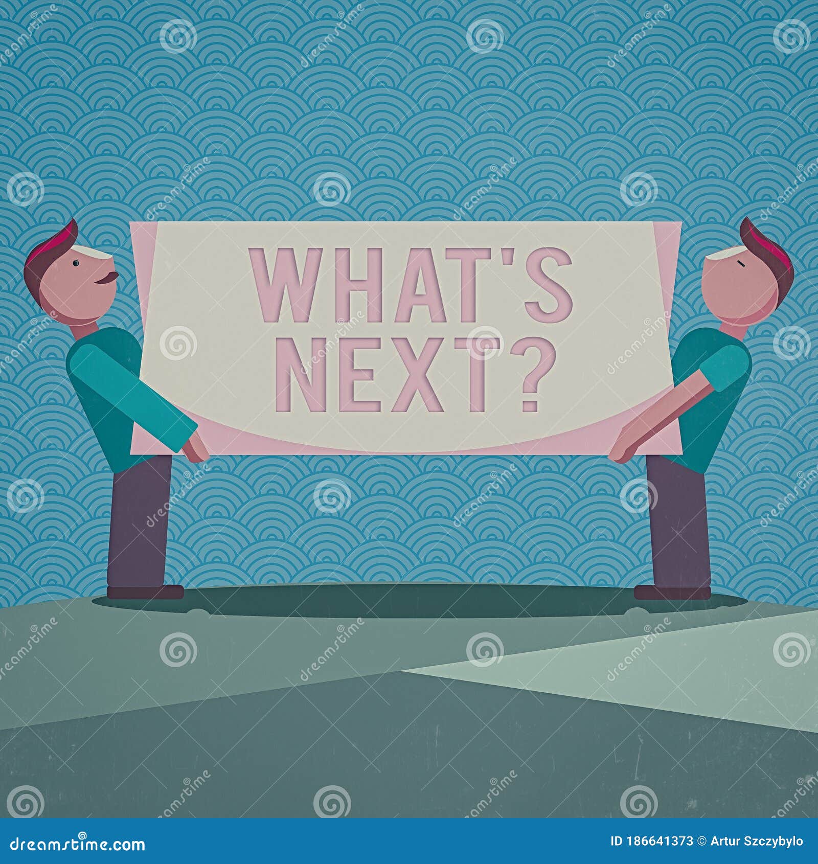 Handwriting Text Writing Whats Next Question. Concept Meaning Expecting ...