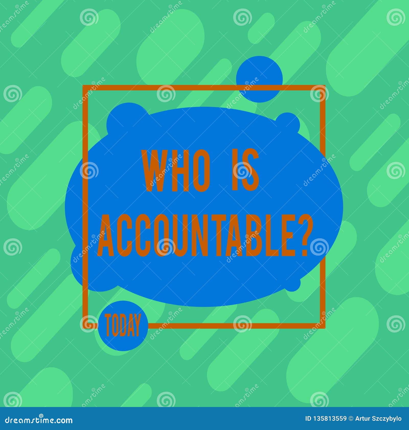 Handwriting Text Writing Who is Accountablequestion. Concept Meaning To ...