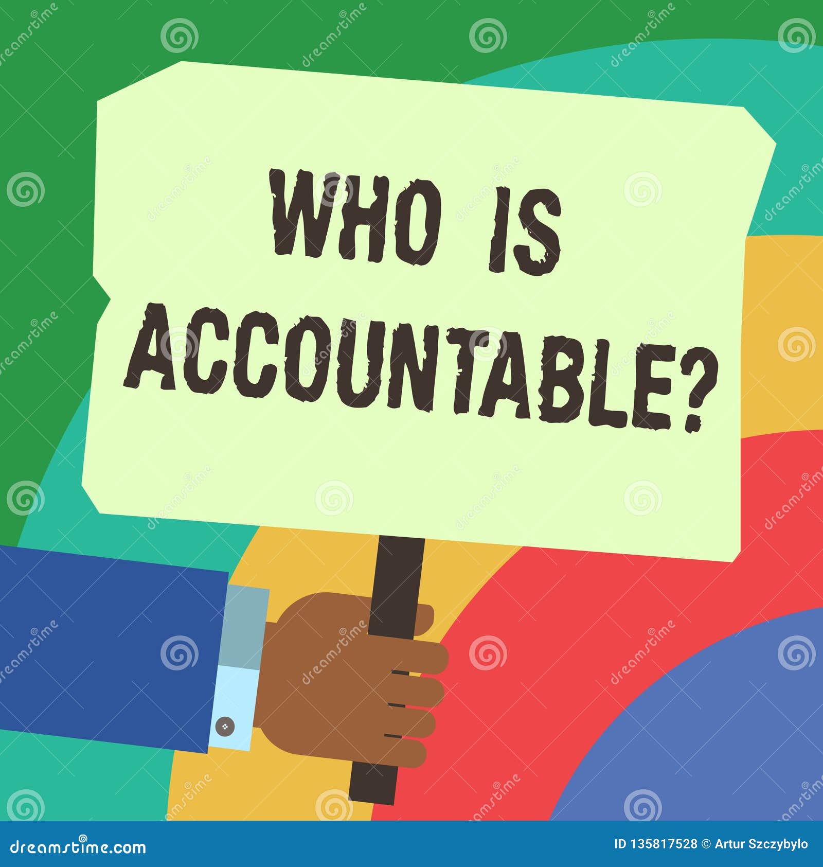 ANSWERABLE Writing Vector Design On A Blue Background | CartoonDealer ...