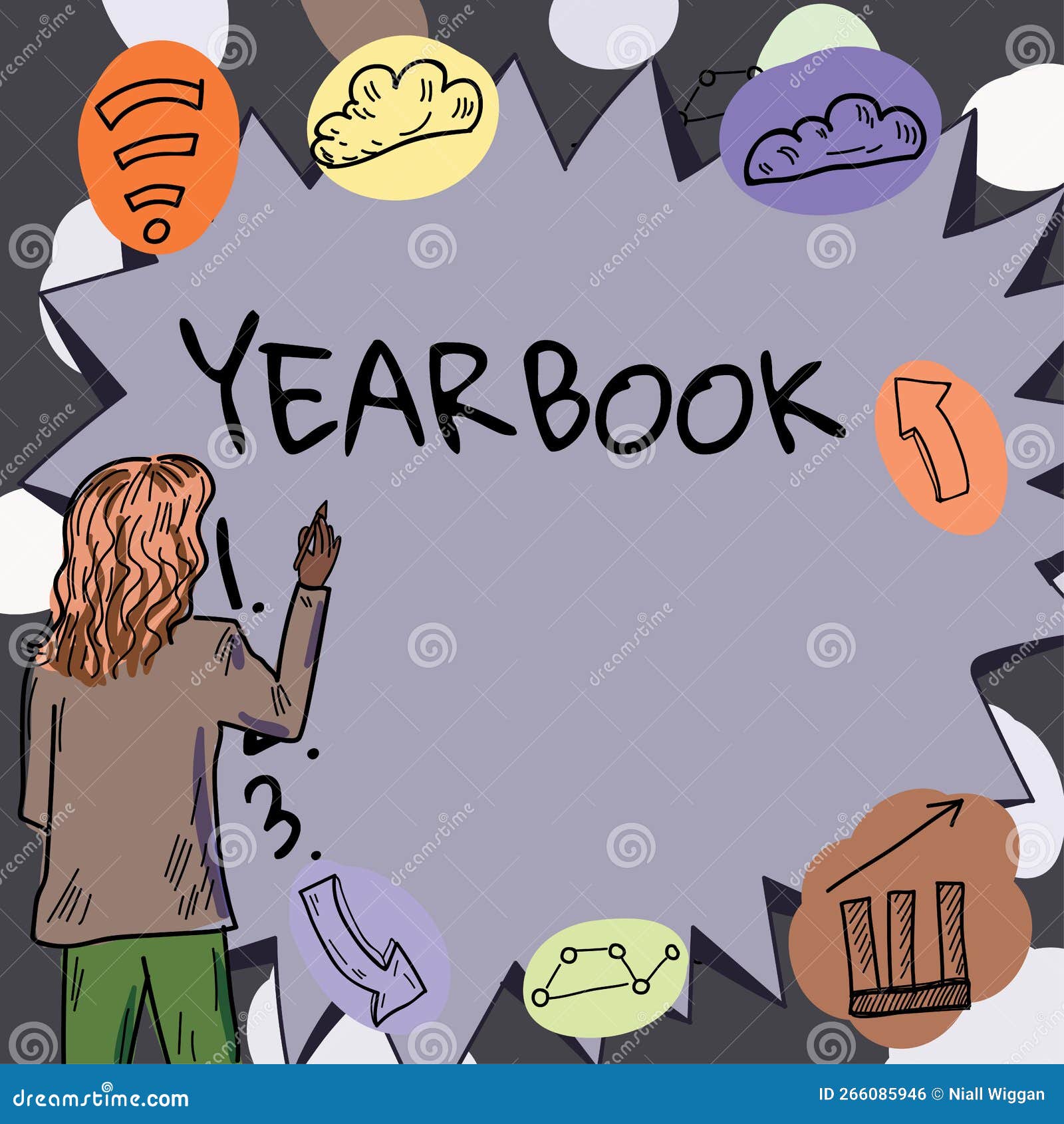 Handwriting Text Yearbook. Word for Publication Compiled by Graduating ...