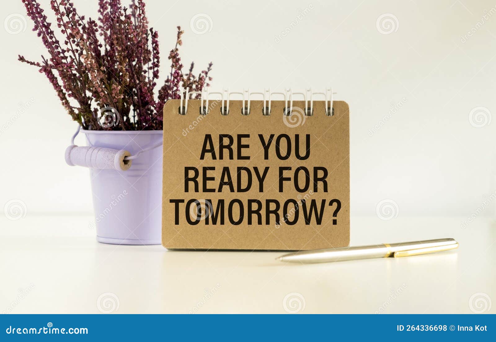 Handwriting Text are You Ready for Tomorrow Question. Concept Meaning ...