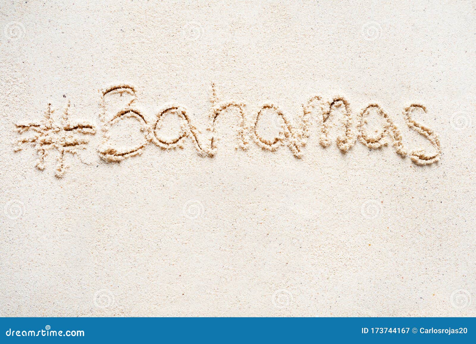 Handwriting Words `Bahamas` Stock Image - Image of summer, landscape ...