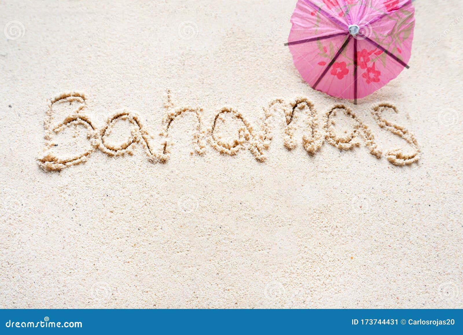 Handwriting Words `Bahamas` Stock Image - Image of sign, message: 173744431