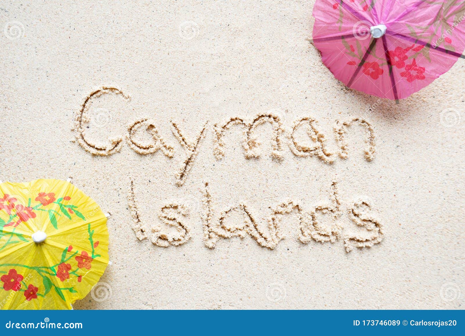 Handwriting Words `Cayman Islands` Stock Image - Image of nature ...