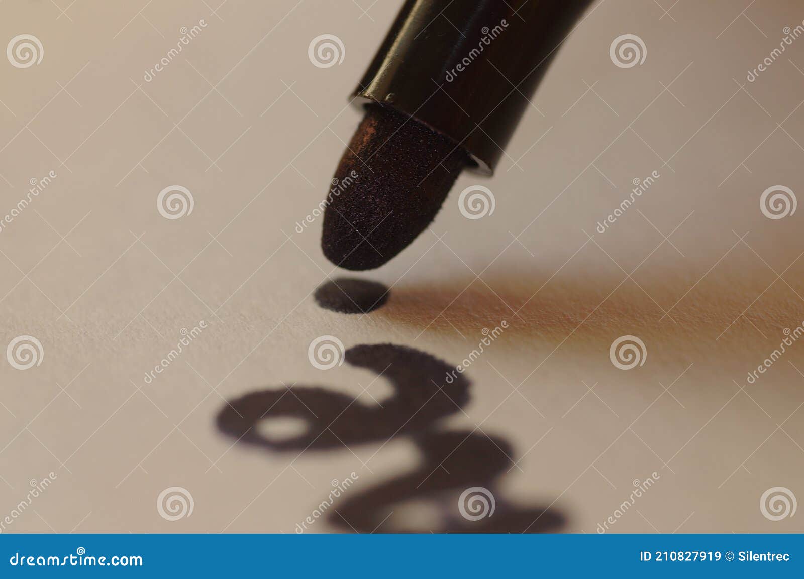 Handwriting - Writing Text on a White Sheet of Paper Stock Image ...