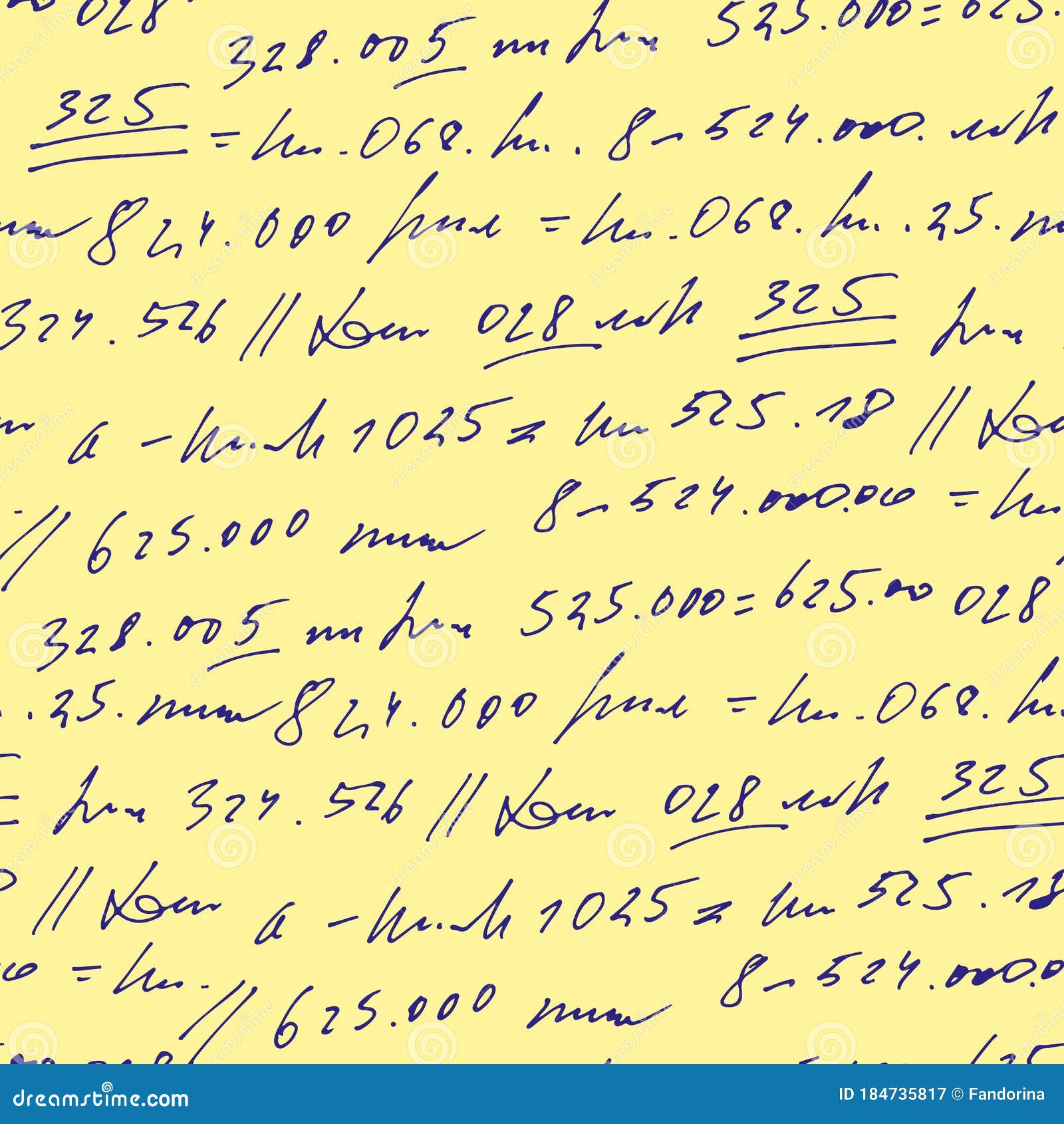 Set Of Digits Handwritten Isolated On White Background. Hand Drawn ...