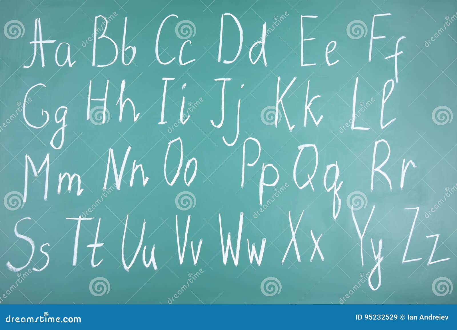 Handwritten Alphabet Stock Image | CartoonDealer.com #95232529