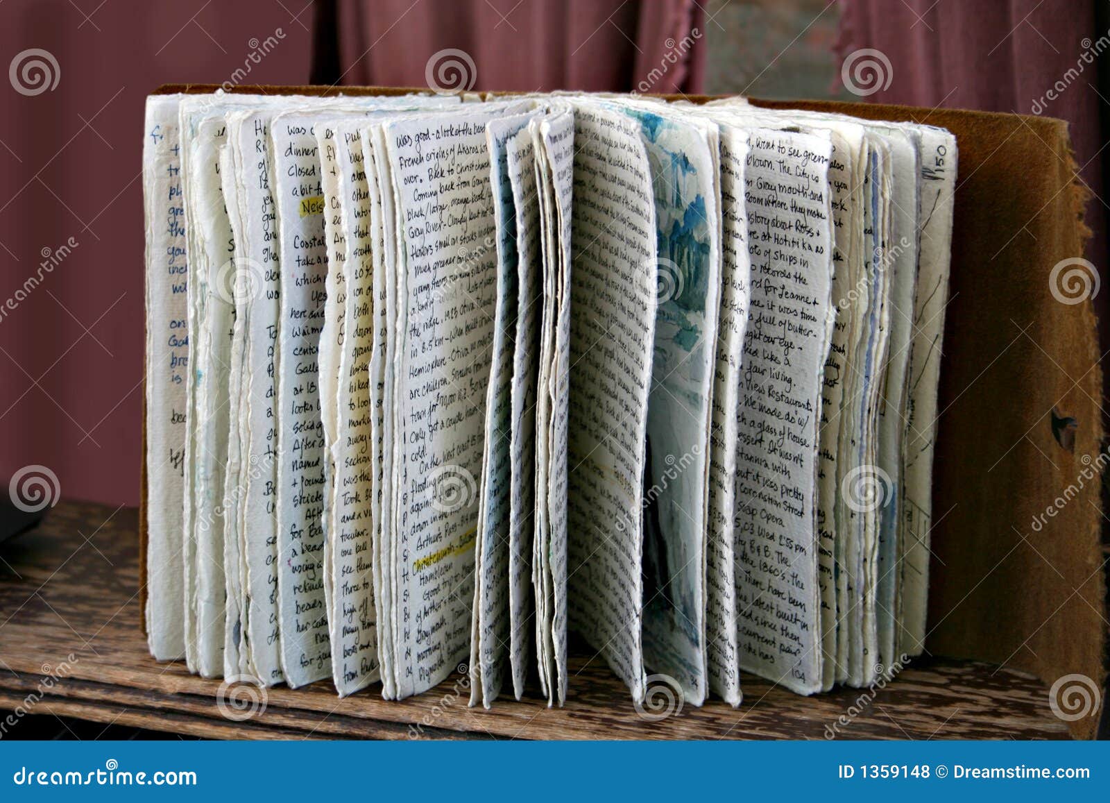 Handwritten book stock photo. Image of written, handbook - 1359148