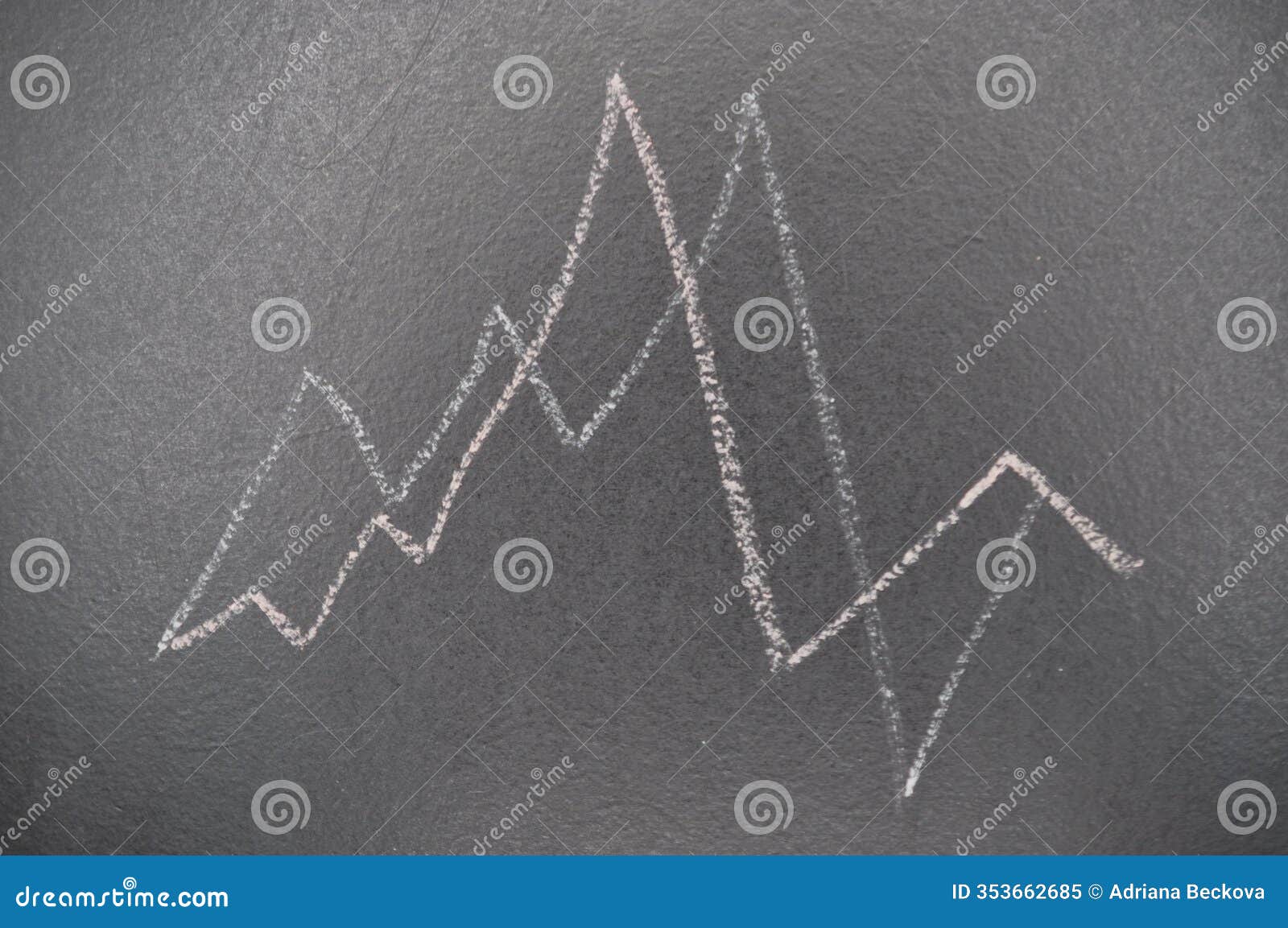 Handwritten chart stock illustration. Illustration of white - 353662685