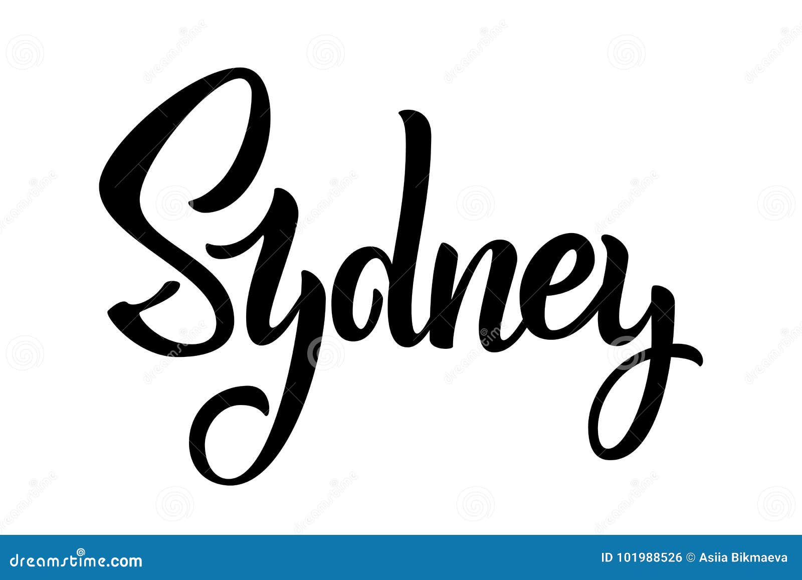 Handwritten City Name. Hand-lettering Calligraphy. Sydney. Handmade ... Handwritten City Name. Hand-lettering Calligraphy. Sydney. Handmade ...