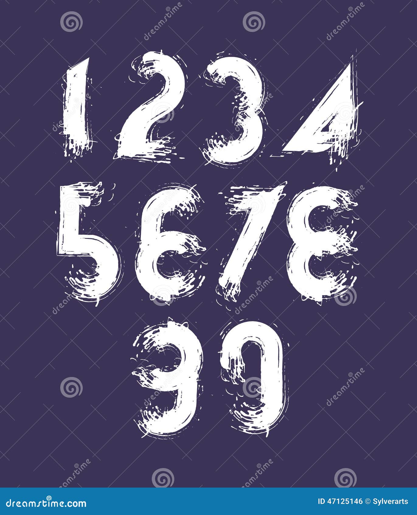 Handwritten Contemporary Vector Lowercase Letters, Doodle Hand-painted ...