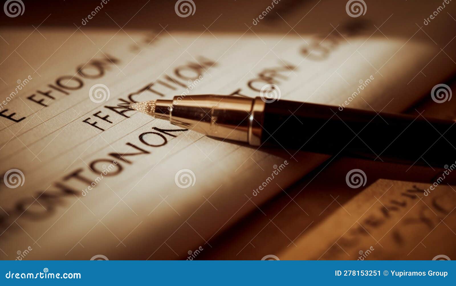 Handwritten Contract on Antique Paper Signifies Wealth Generated by AI ...