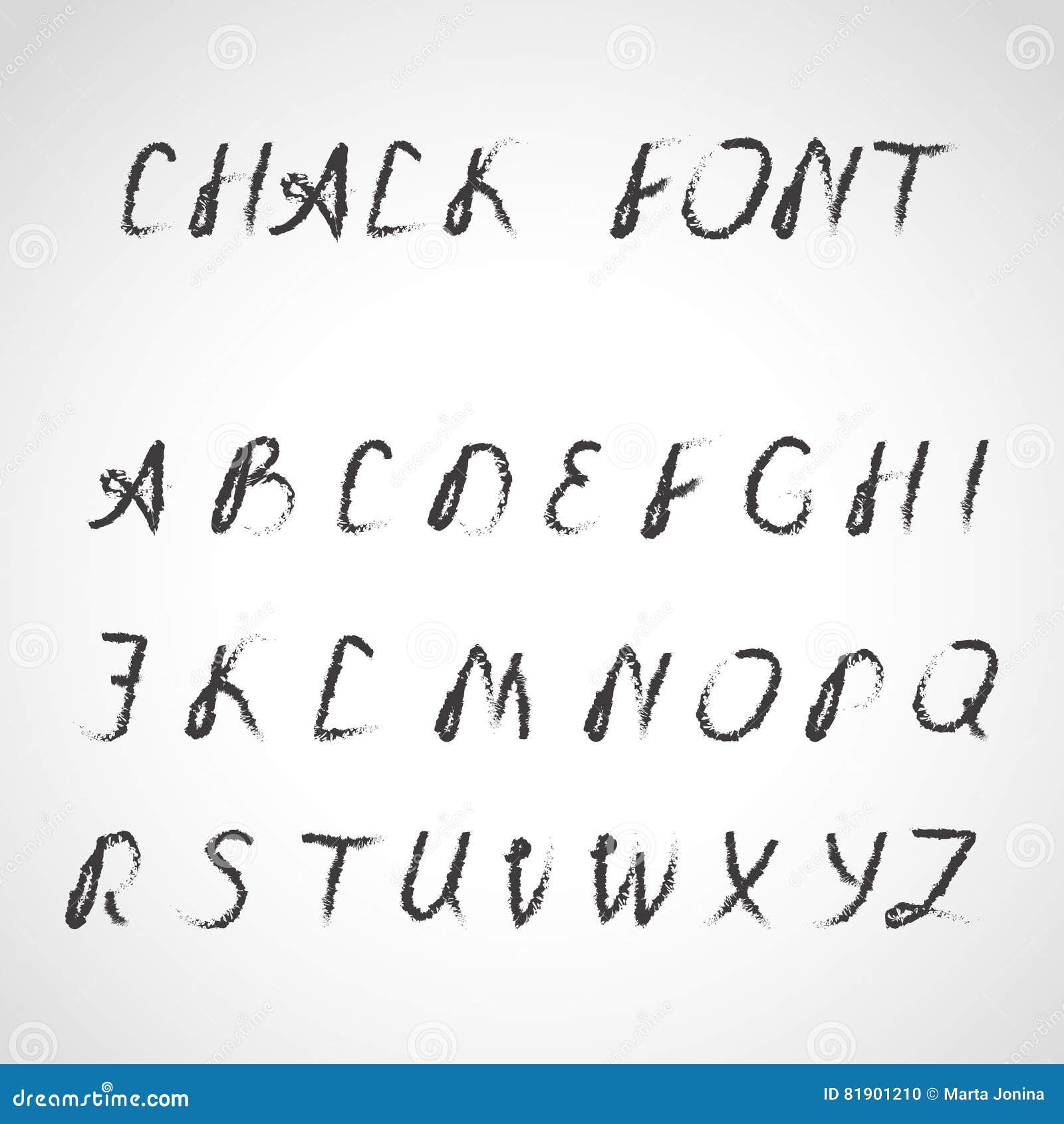 Handwritten Font, Ink Style Stock Vector - Illustration of element ...