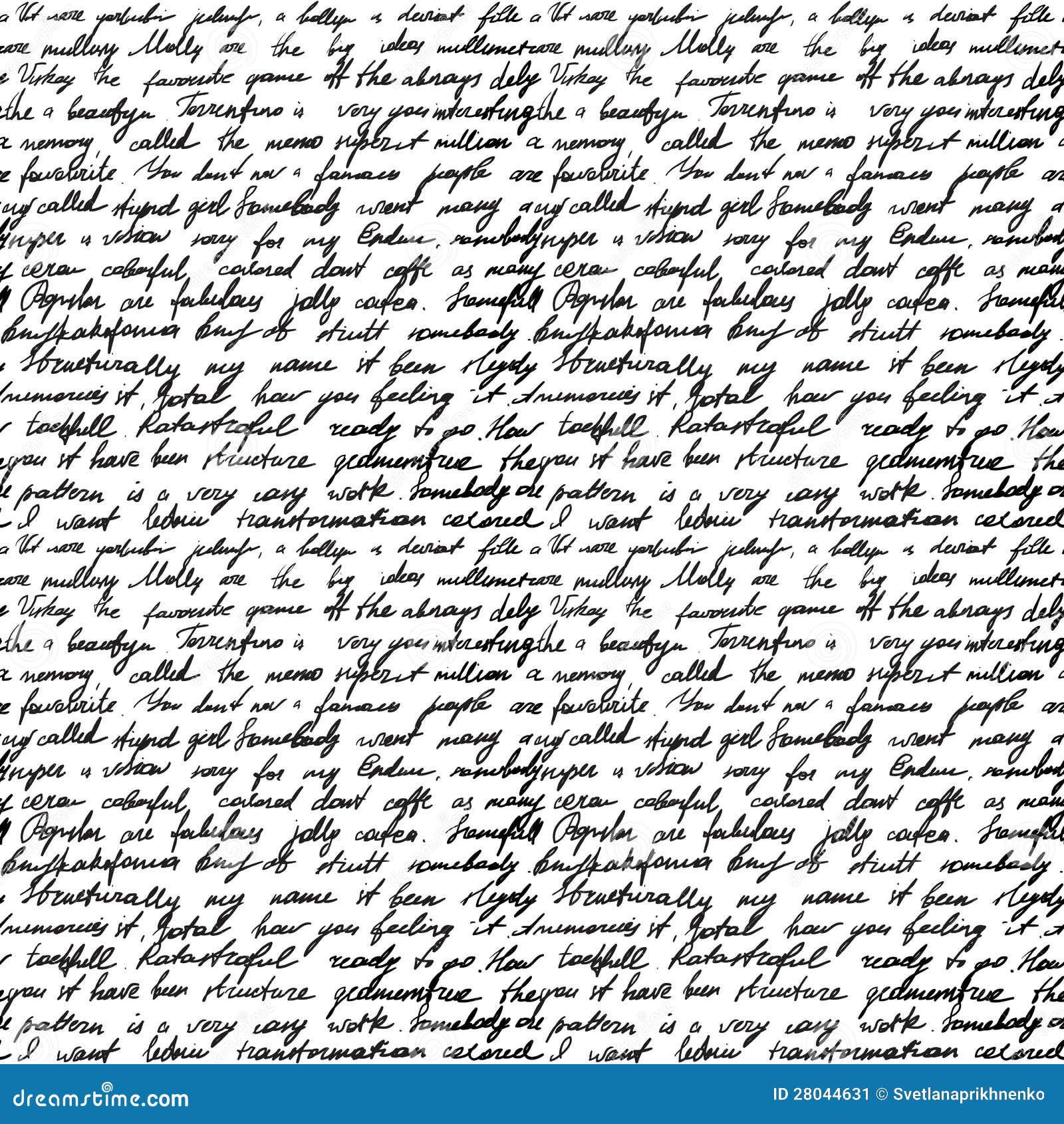 Handwritten Letter Handwriting Calligraphy Texture Background Stock ...